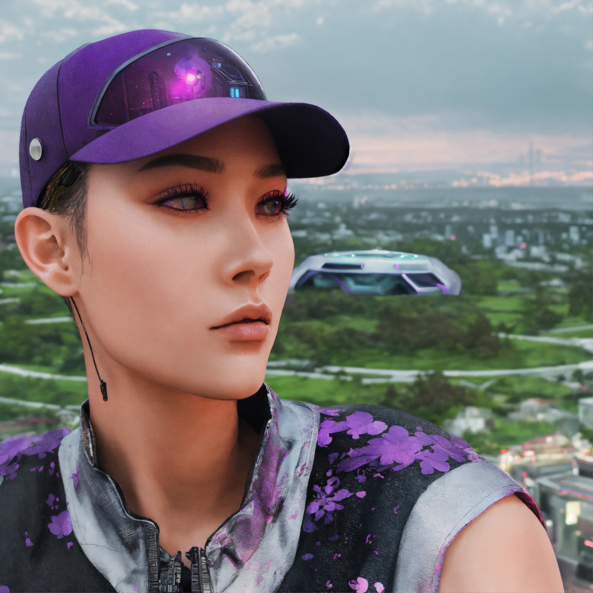 Lexica - Futuristic city architecture neon beeple fractal cyberpunk ...