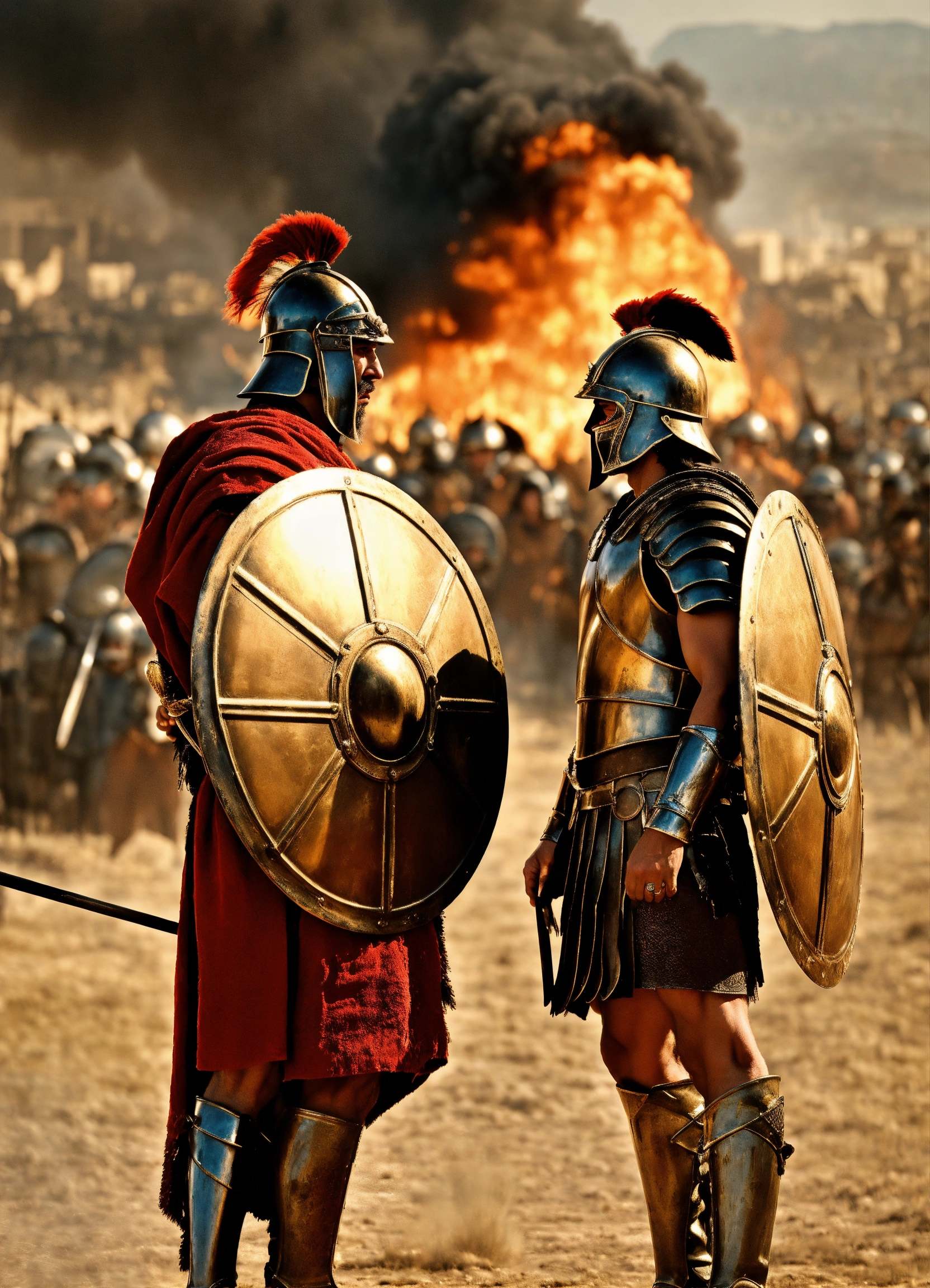 Lexica - Héctor, Aquiles, Intense face-off between two warriors ...