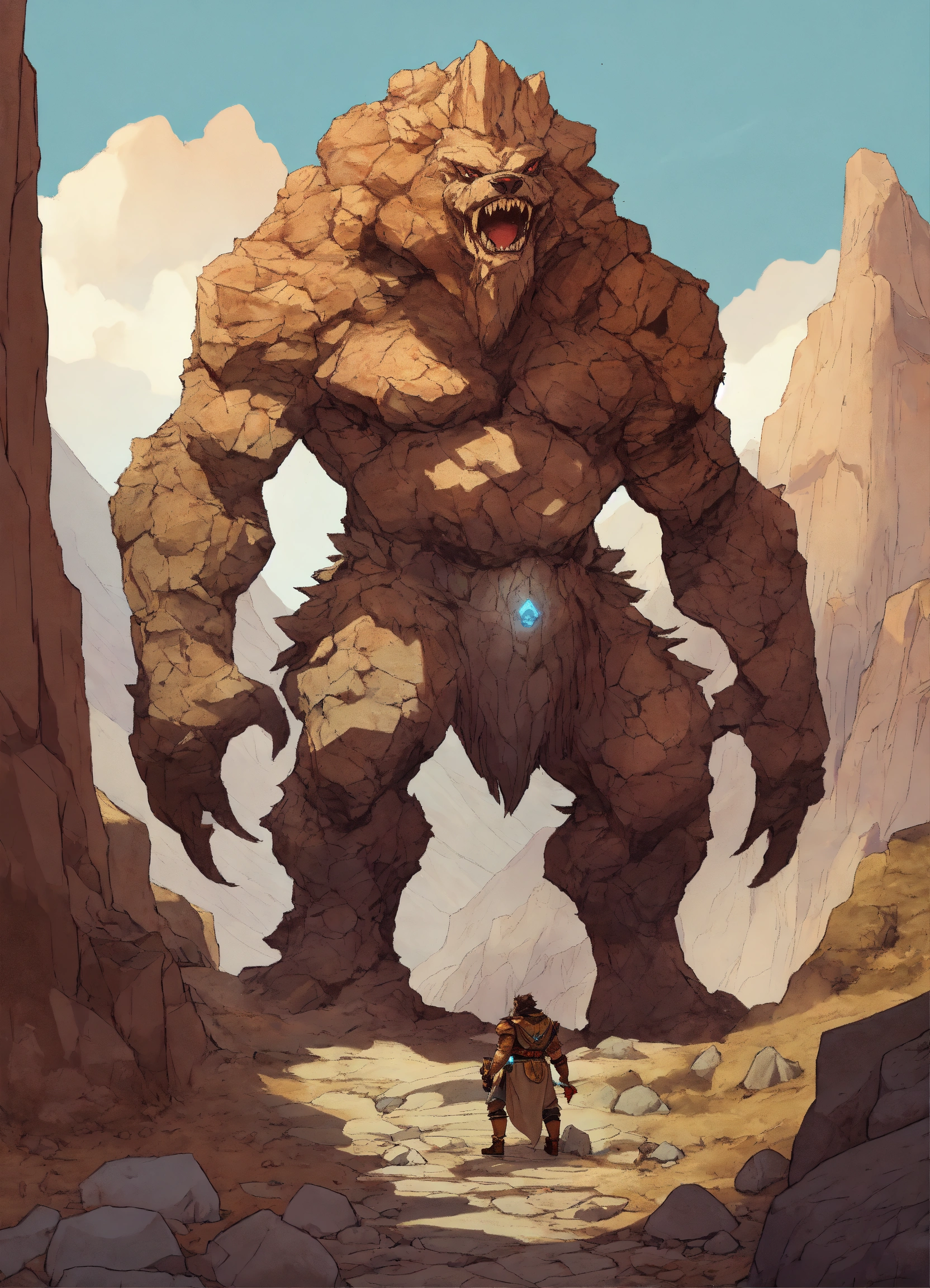 Lexica - A fantasy good monster that is a guardian of the mountains ...