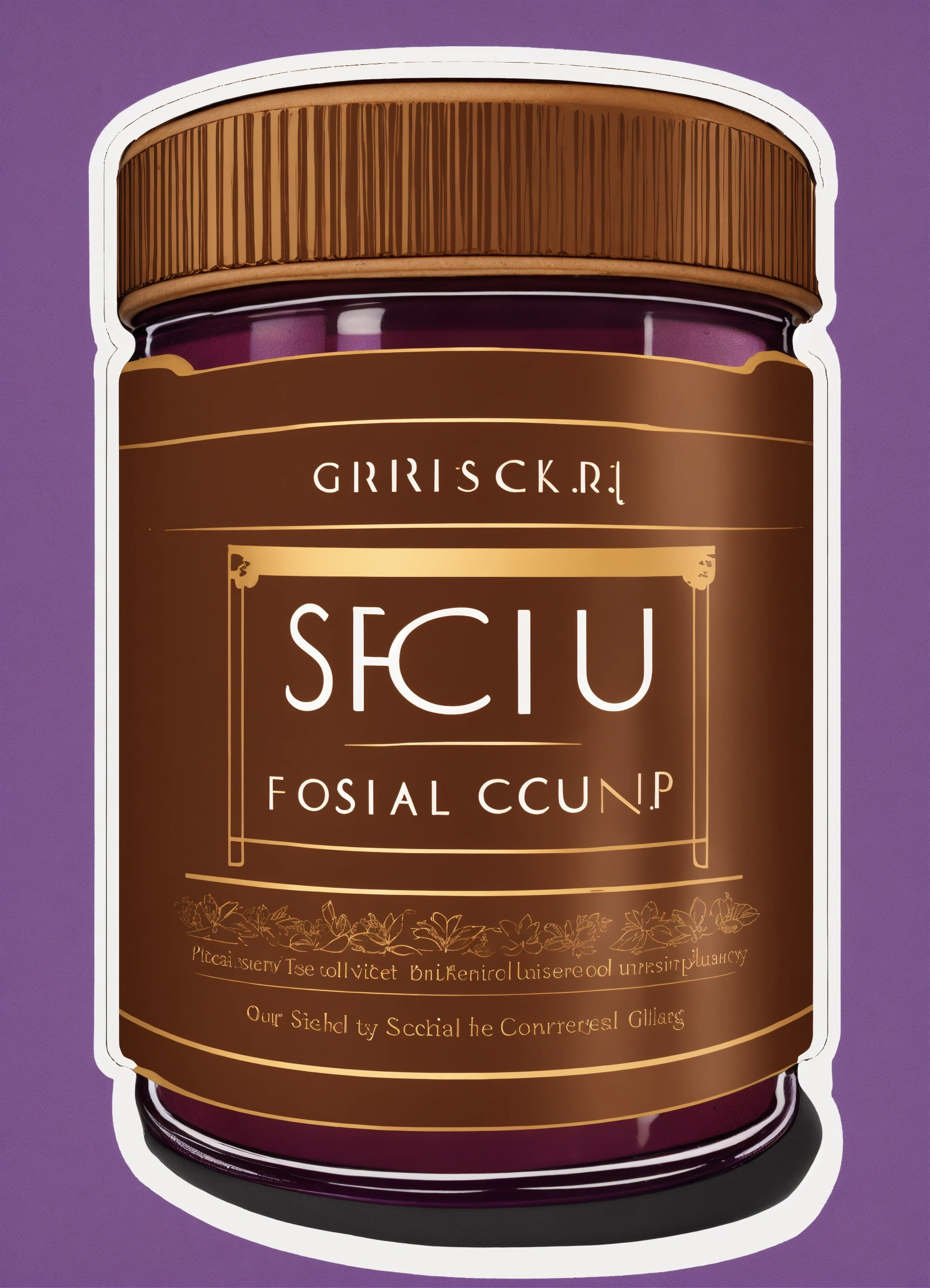 Lexica - A unique, wavy sticker design meant to be affixed to a ...