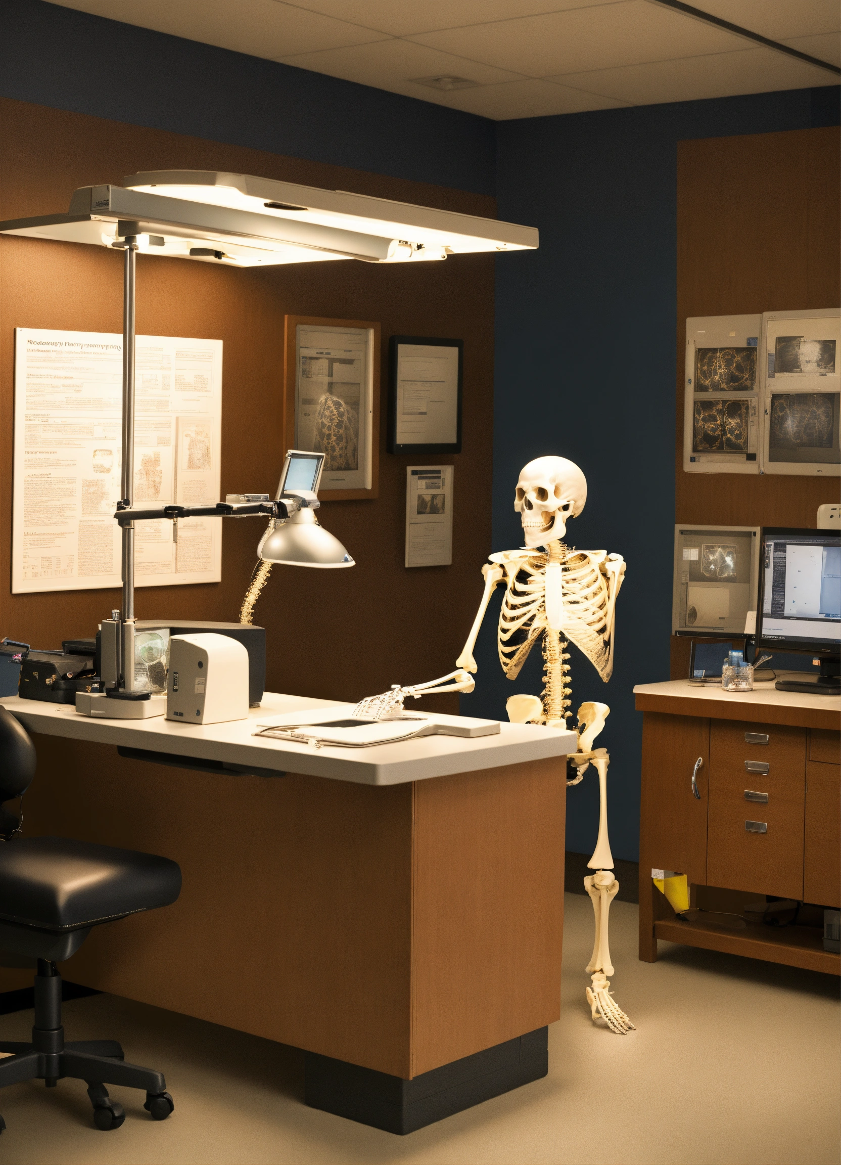 Lexica - A photo realistic skeleton reading a photograph (instead of an ...