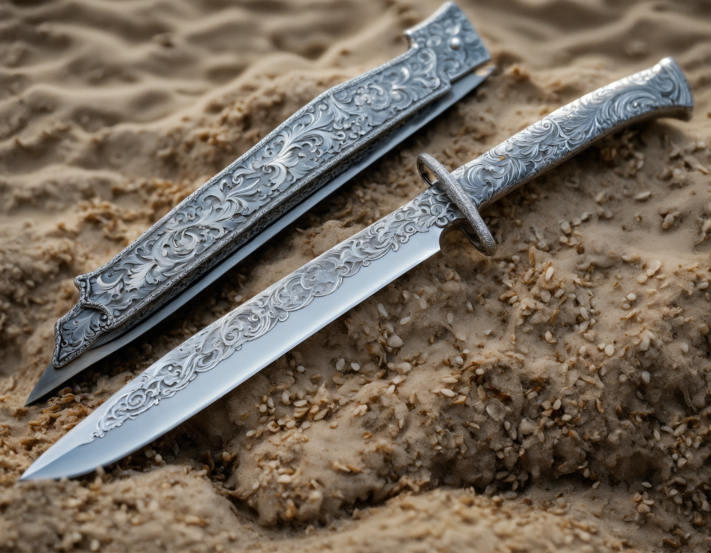 Lexica - 8k, picture of a very long narrow and delicate wavy hunting ...