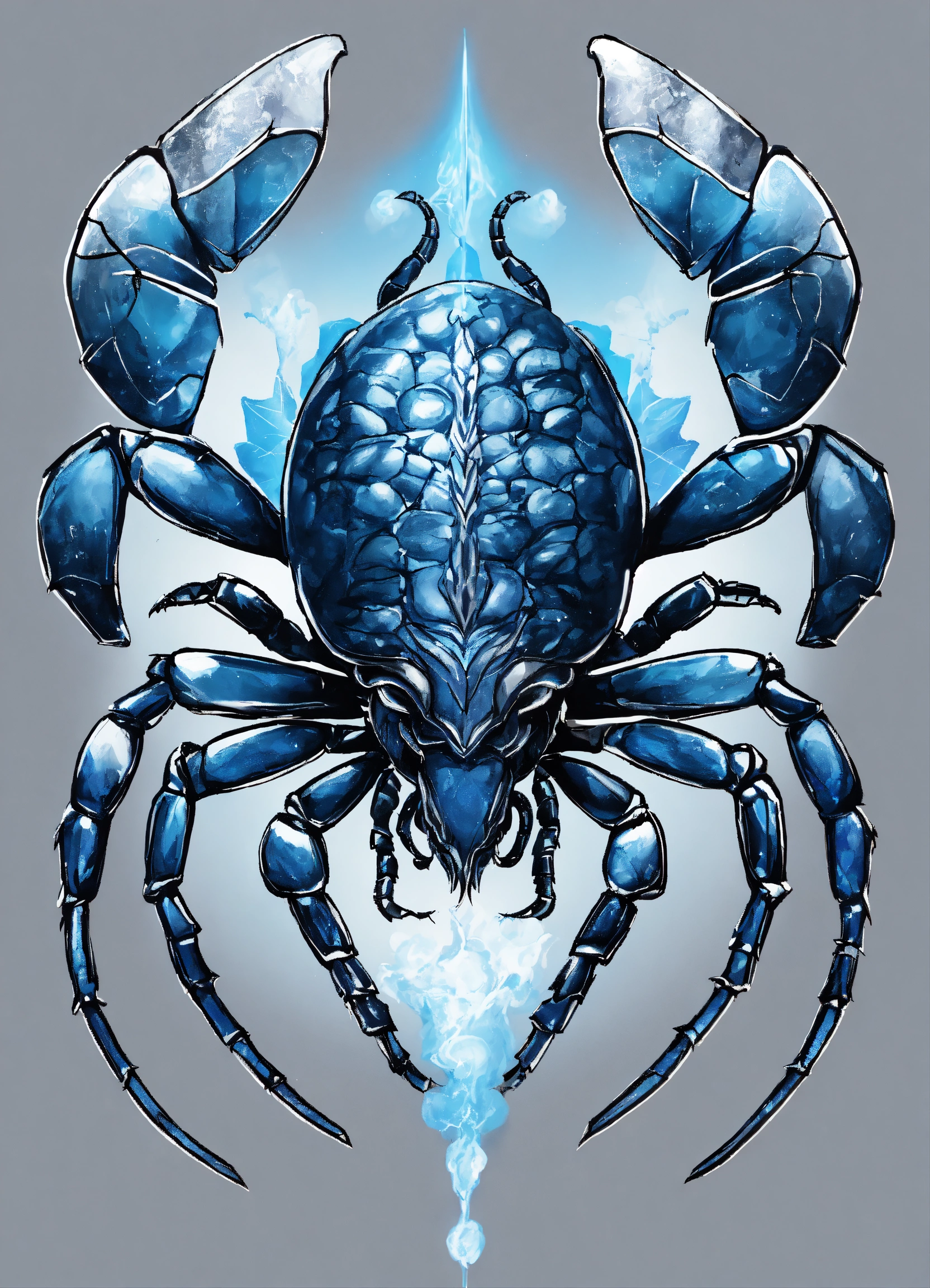 Lexica - T shirt graphic image of a Mystical and magical scorpion ...