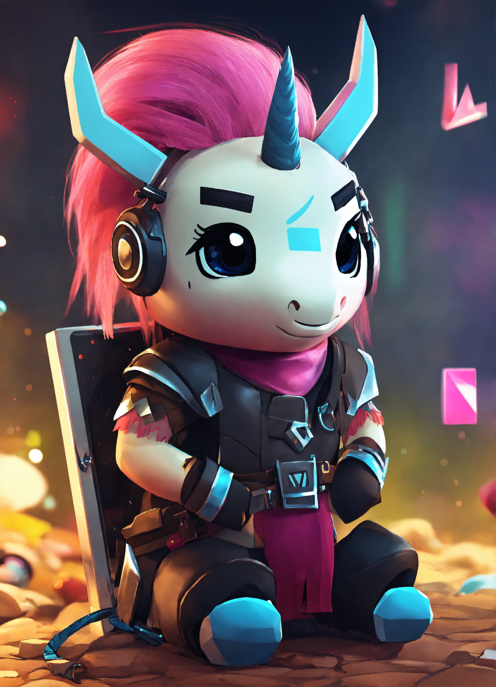 Lexica - Emo rock, emo, squarehead, emo unicorn, viking, graphics, 2d ...
