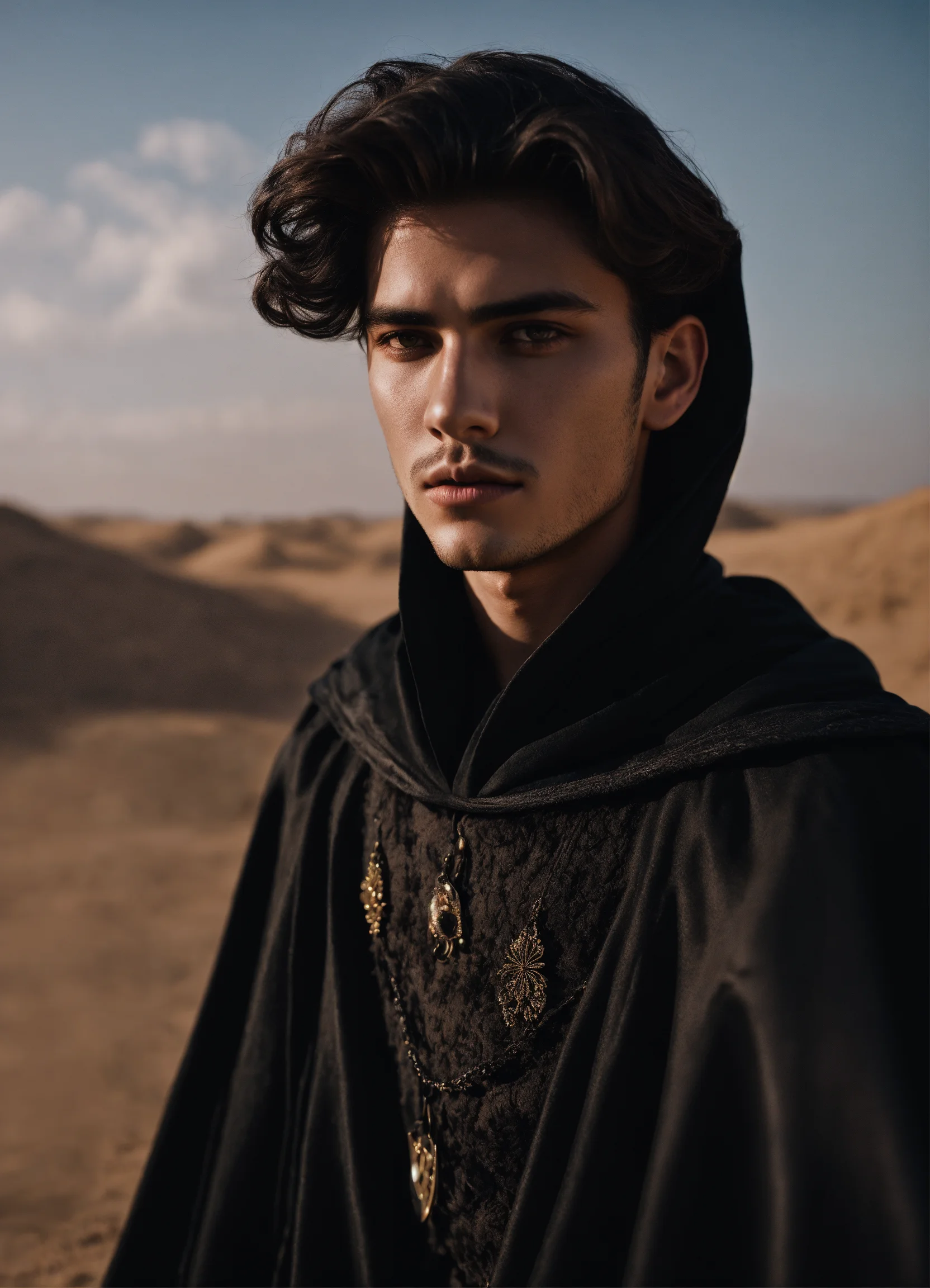 Lexica - Close-up fantasy-inspired portrait of haute couture hauntingly ...