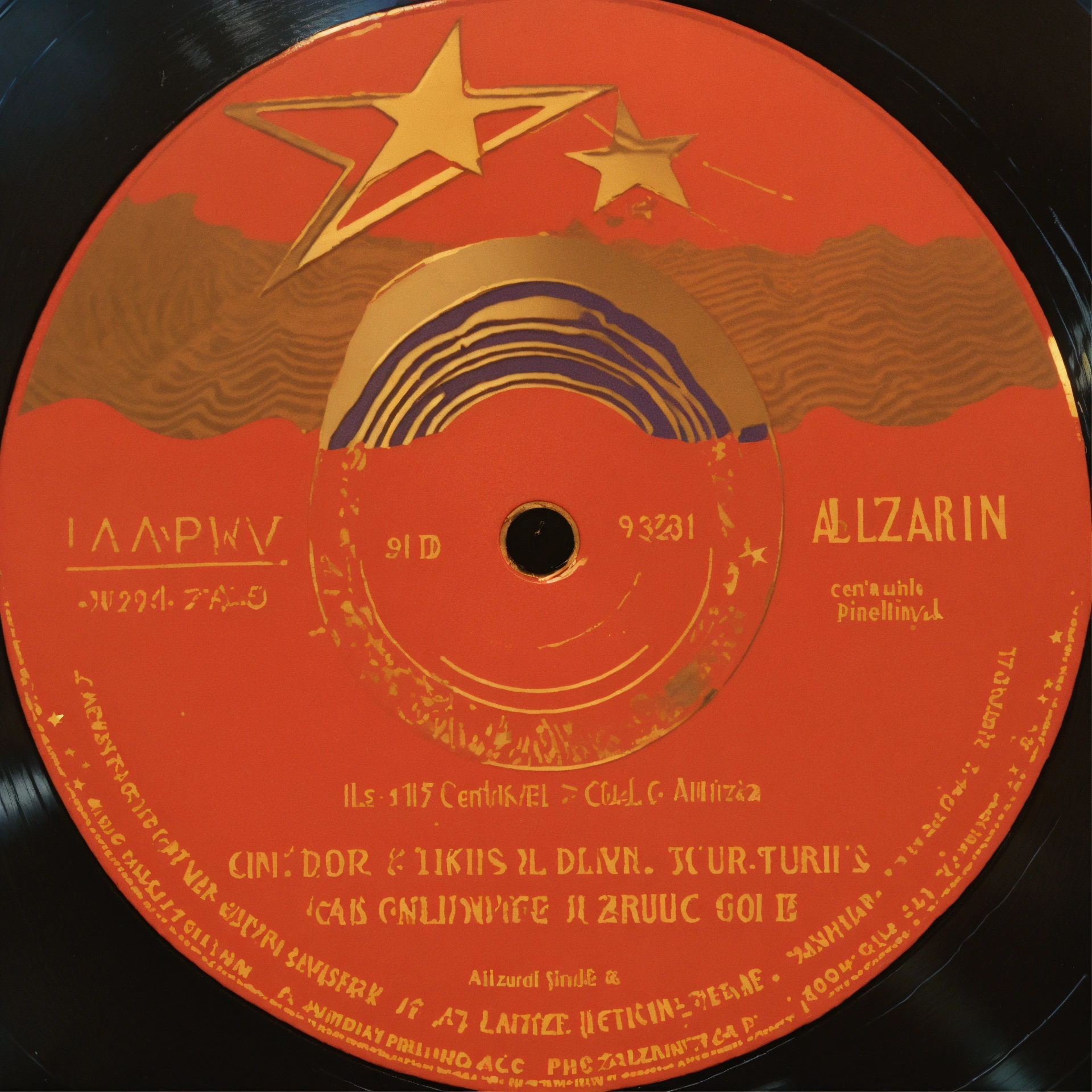 Lexica - A classic vinyl album cover with sapphire blue vinyl. the ...