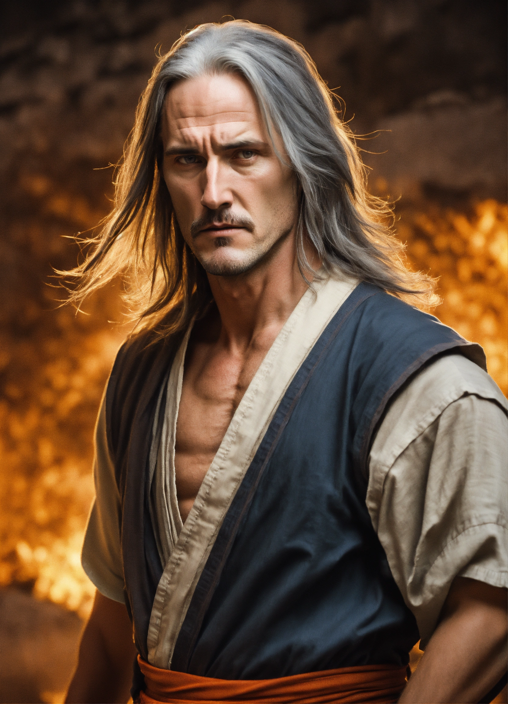 Lexica - In photographic style Matt Mercer as a tall long distance ...