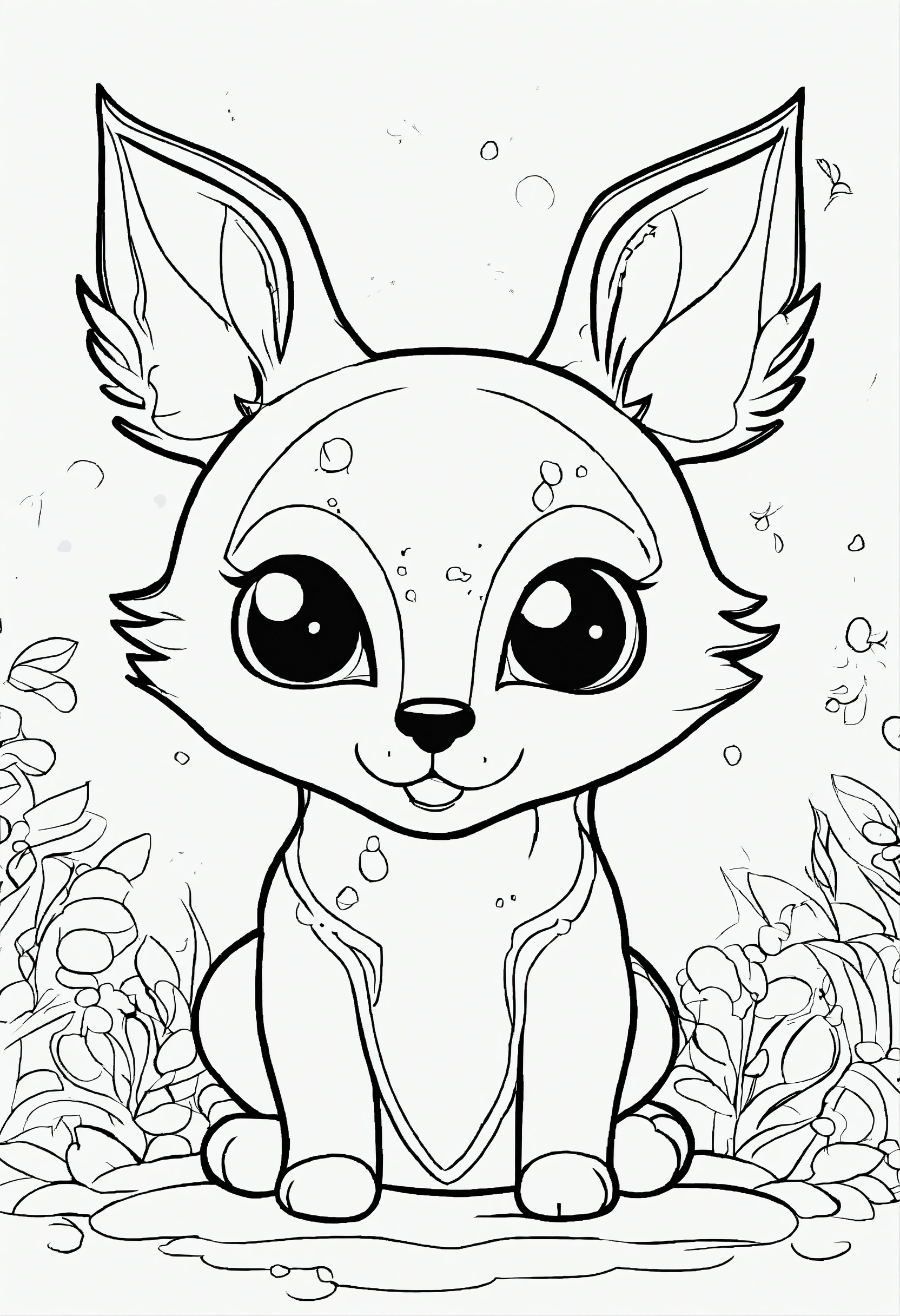 Lexica - Coloring book for toddlers, simple lines drawings, no lines ...