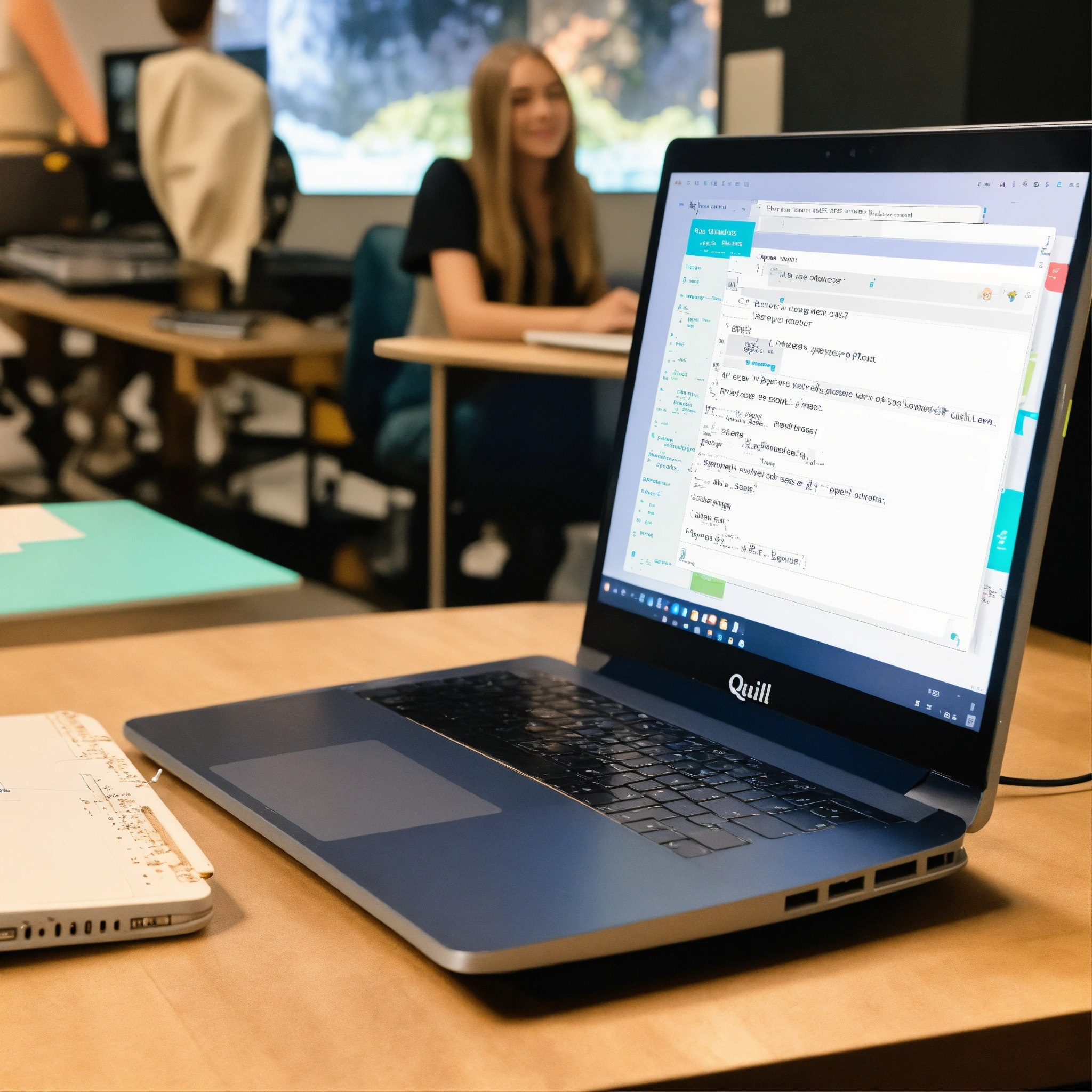 Lexica - A photo of a laptop with QuillBot open on the screen. QuillBot ...