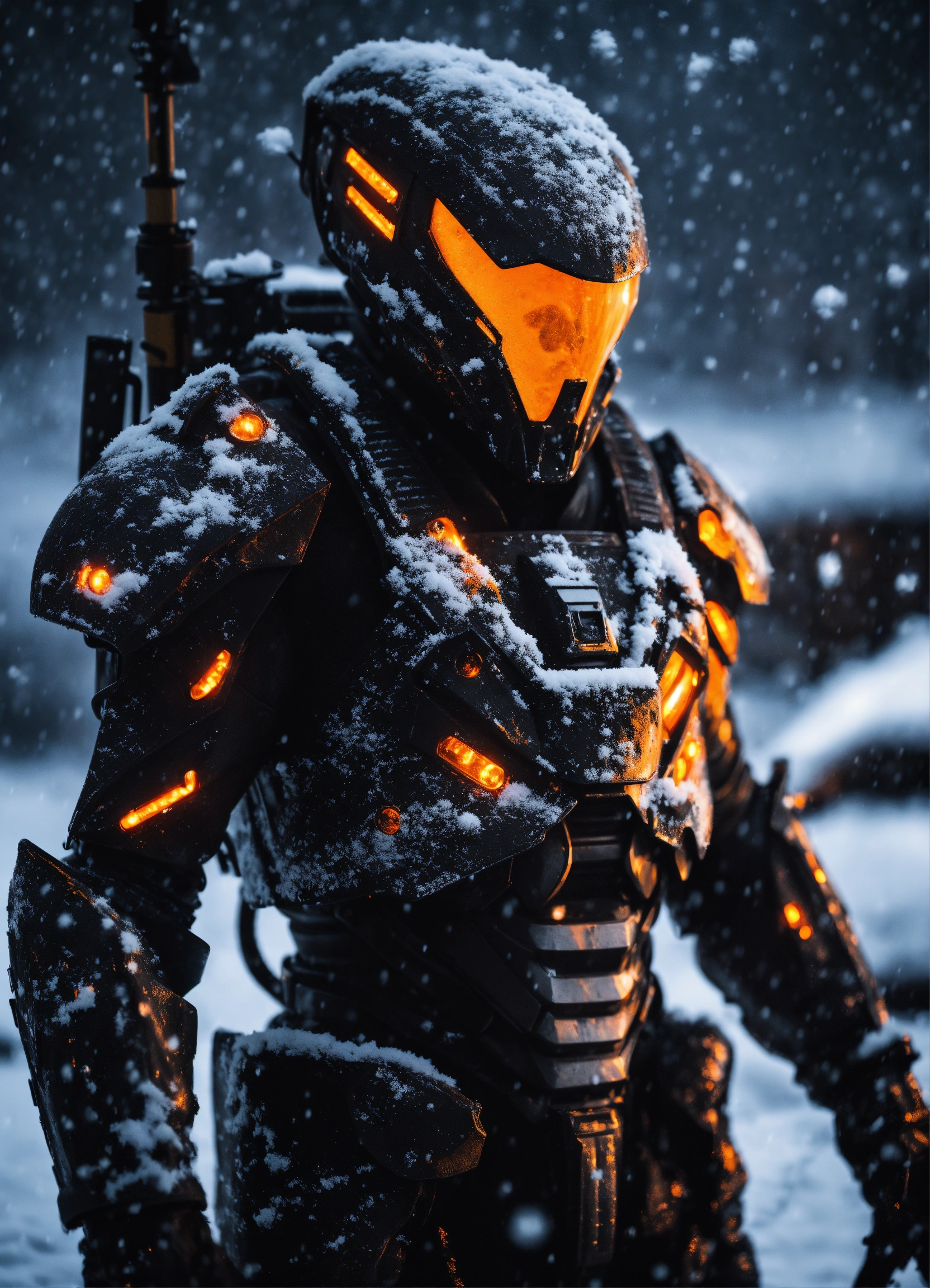 Lexica - A alien soldier monster , distant full body portrait in a ...