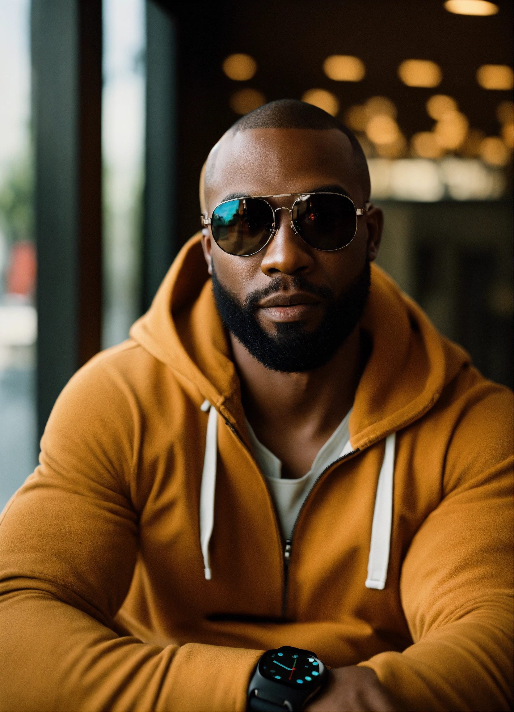 Lexica - A successful, confident 34 year black man with an expressive ...