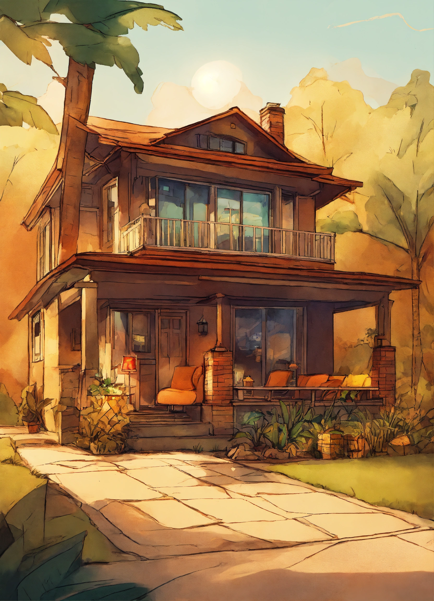 Lexica - Create an illustration for a short-term rental tatoon