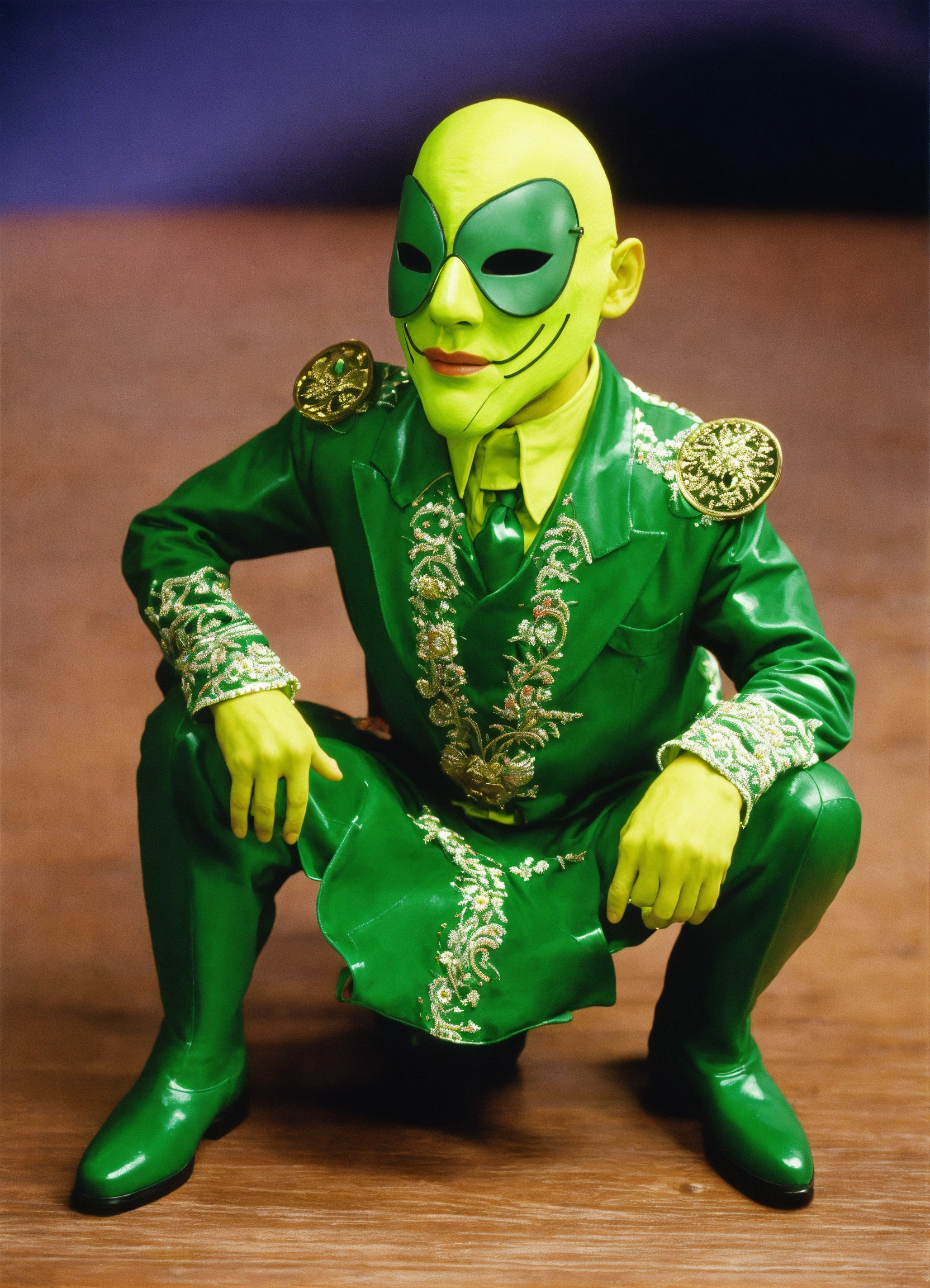 Lexica - Stanley ipkiss the mask 1994 green bald suit