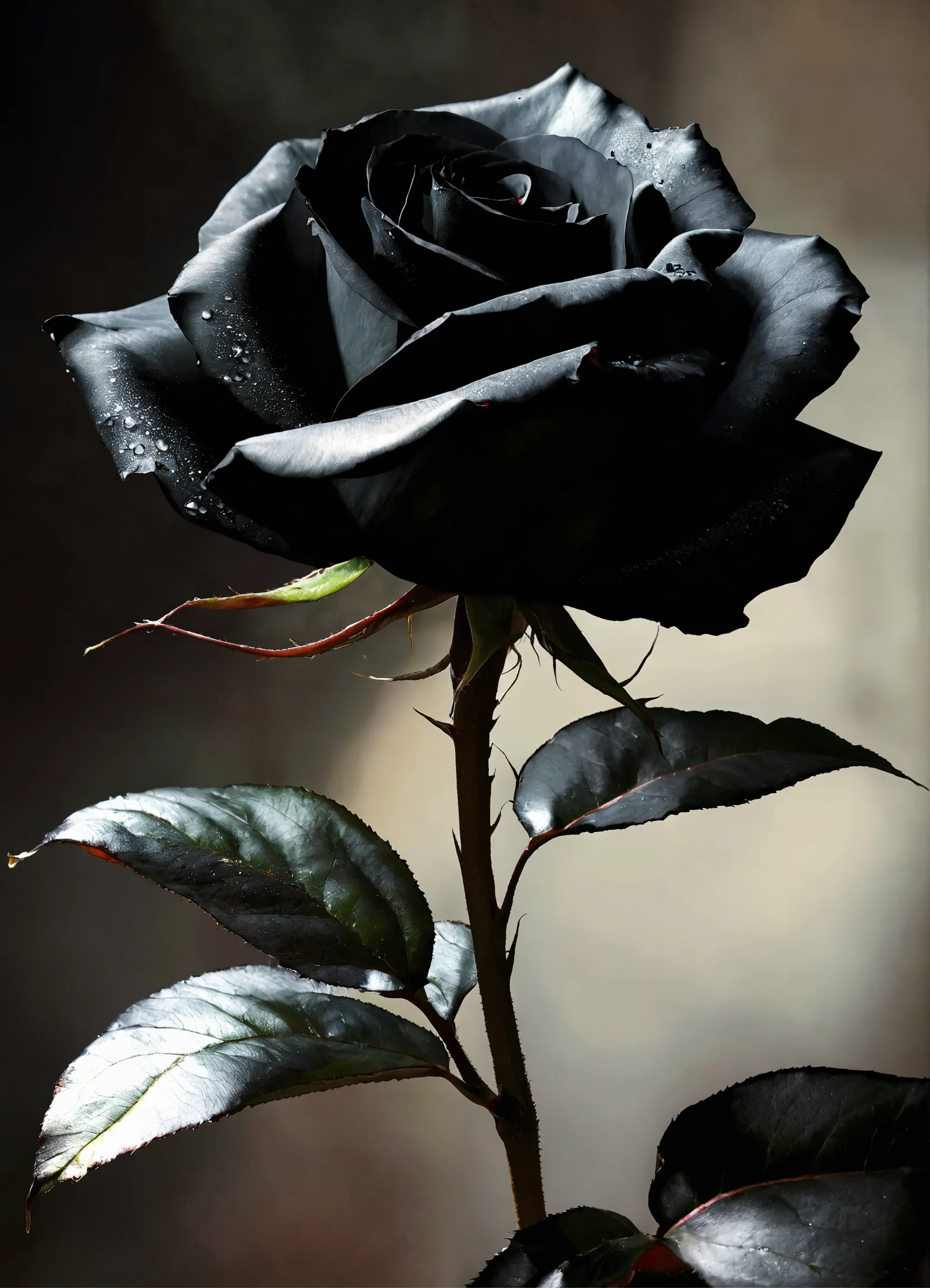 Lexica - Black rose flower