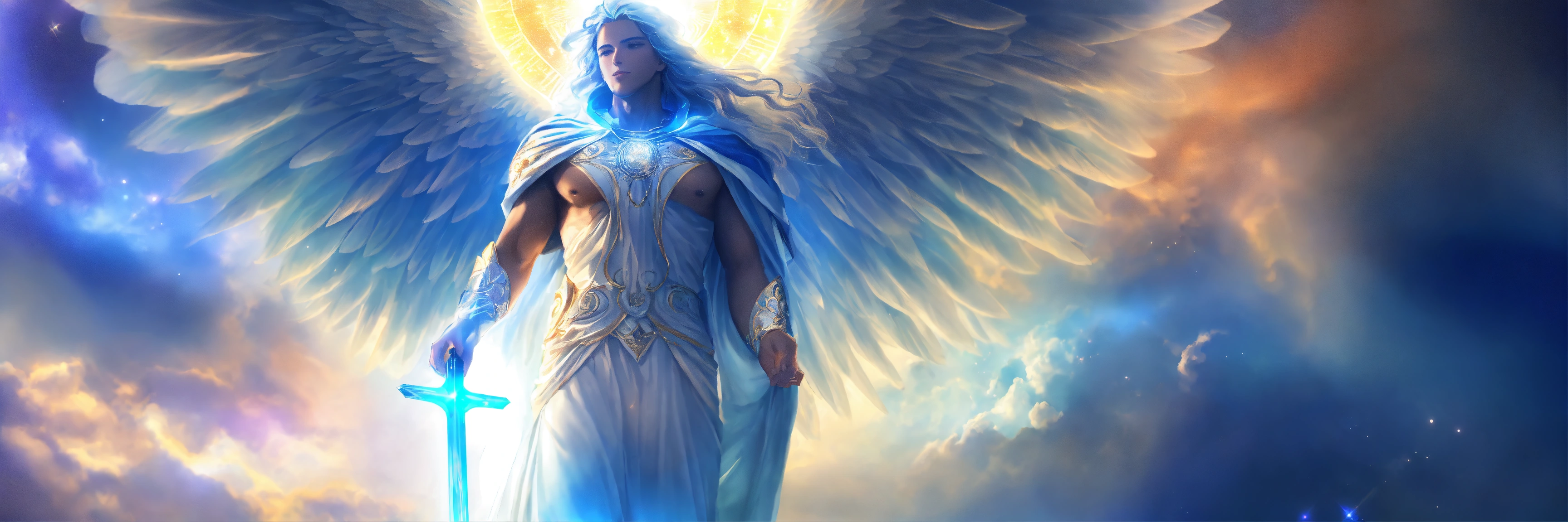 Lexica - Angel moving up beautiful uplifting spiritual visionary scene ...
