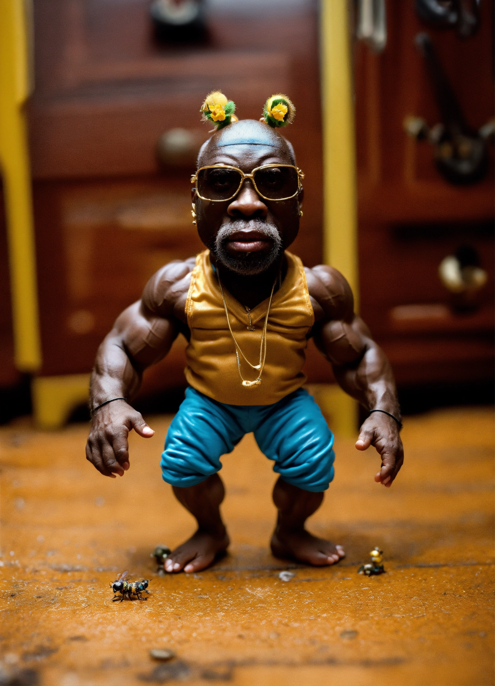 Lexica - 1 inch Bug size Shrunk tiny shrinking micro Rapper fairy toy ...