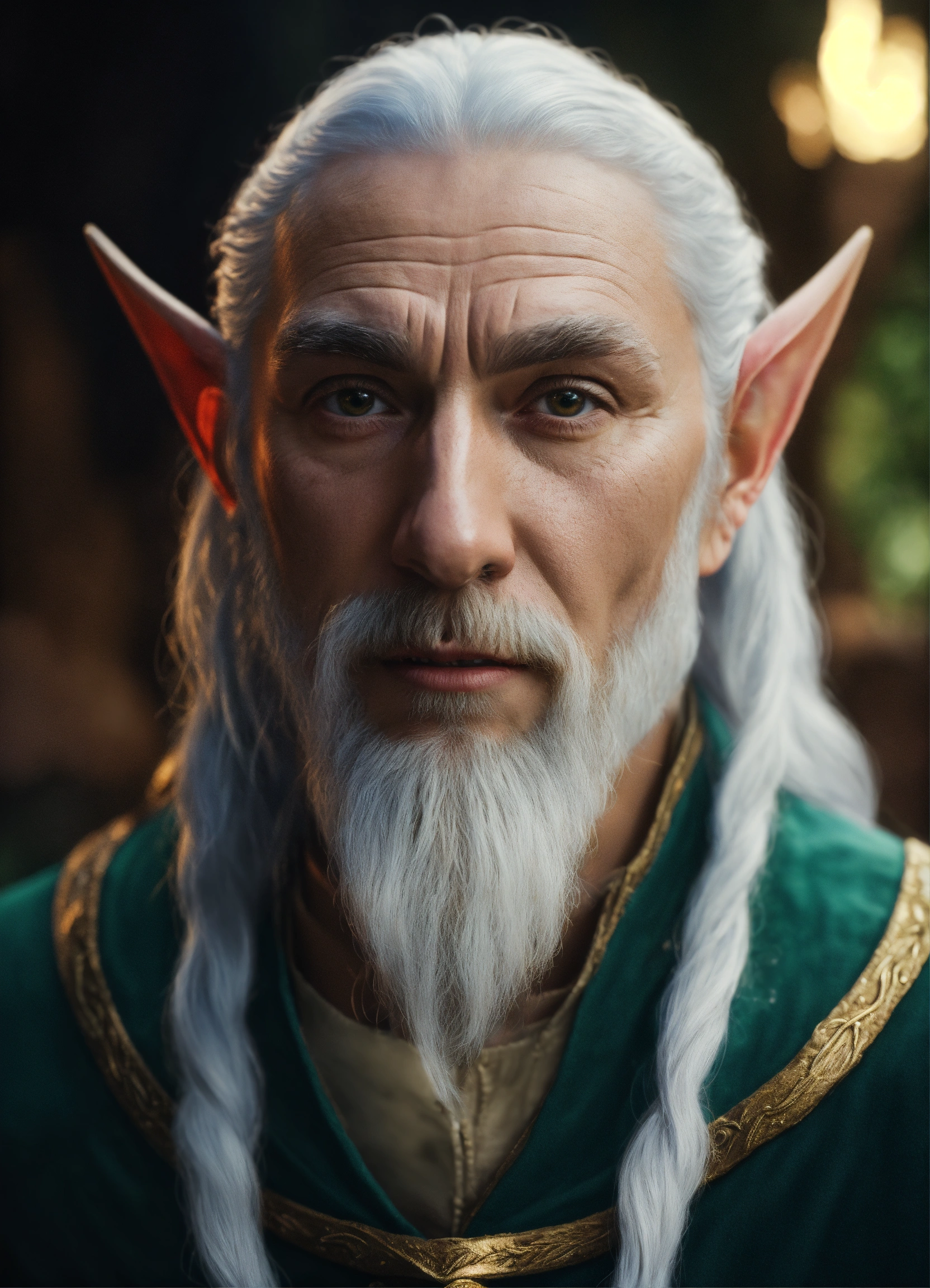 Lexica - A portrait of a legendary elf like wizard 8k. ultra realistic.
