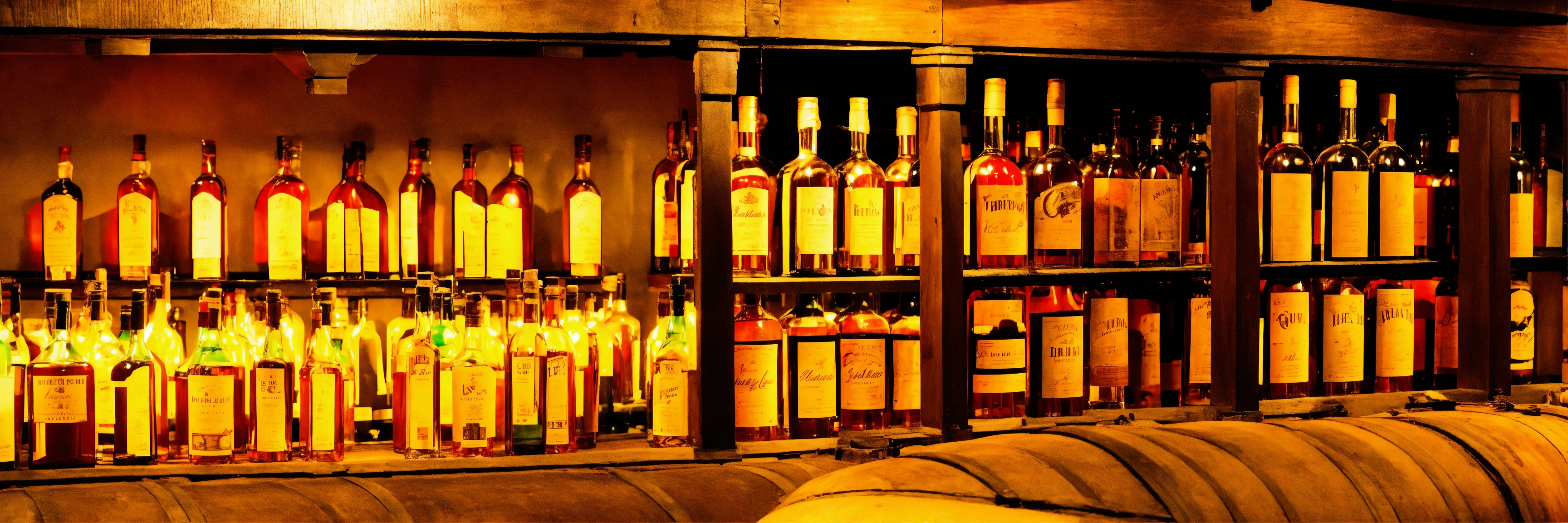 Lexica - Rum cellar bottles