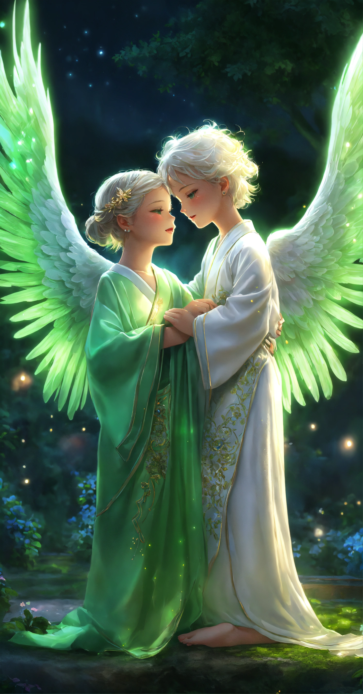 Lexica - 2Guardian Angels, one is a boy and the other angel is a 7-year ...