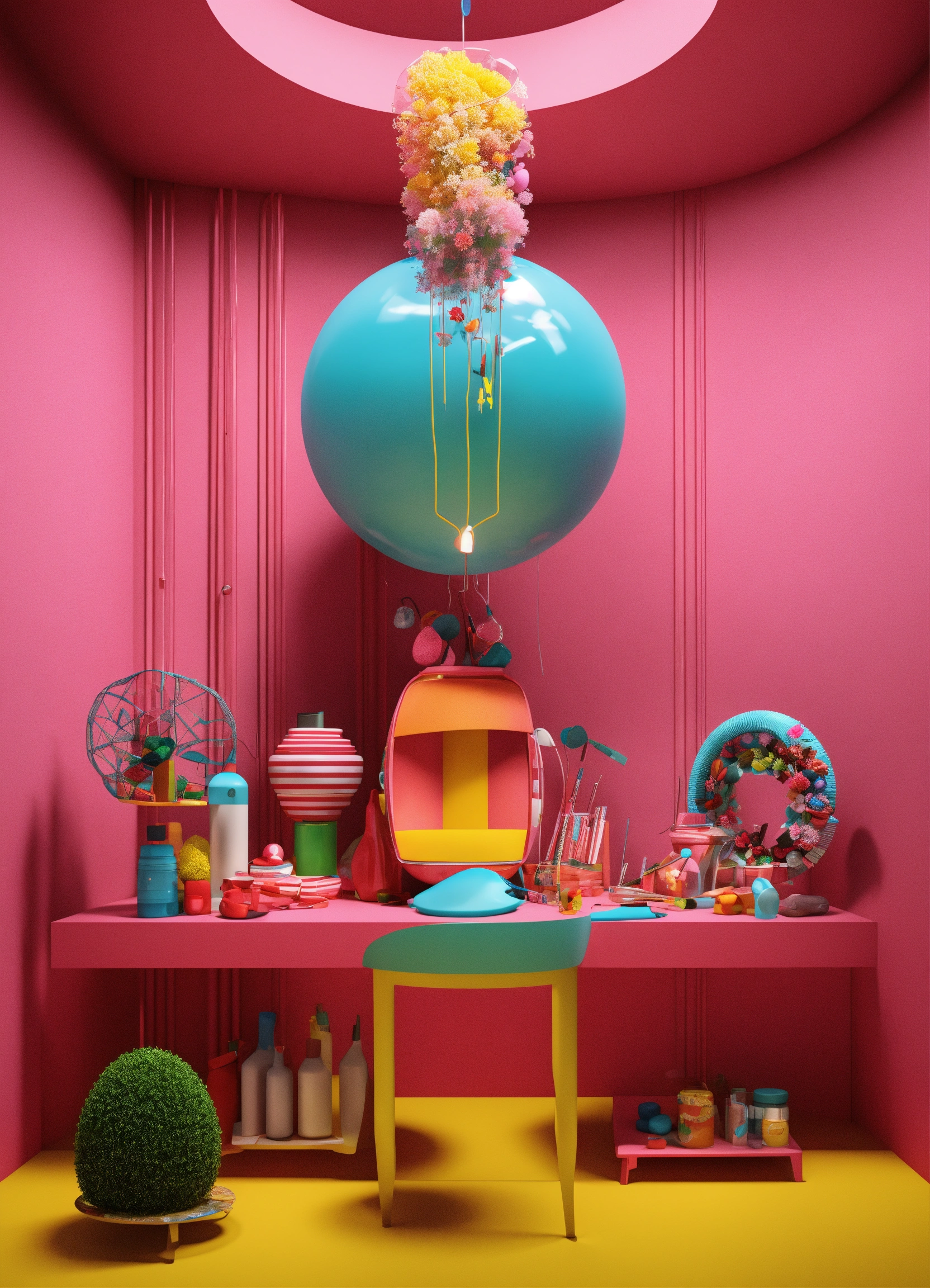 Lexica - Compulsive consumer 3D art