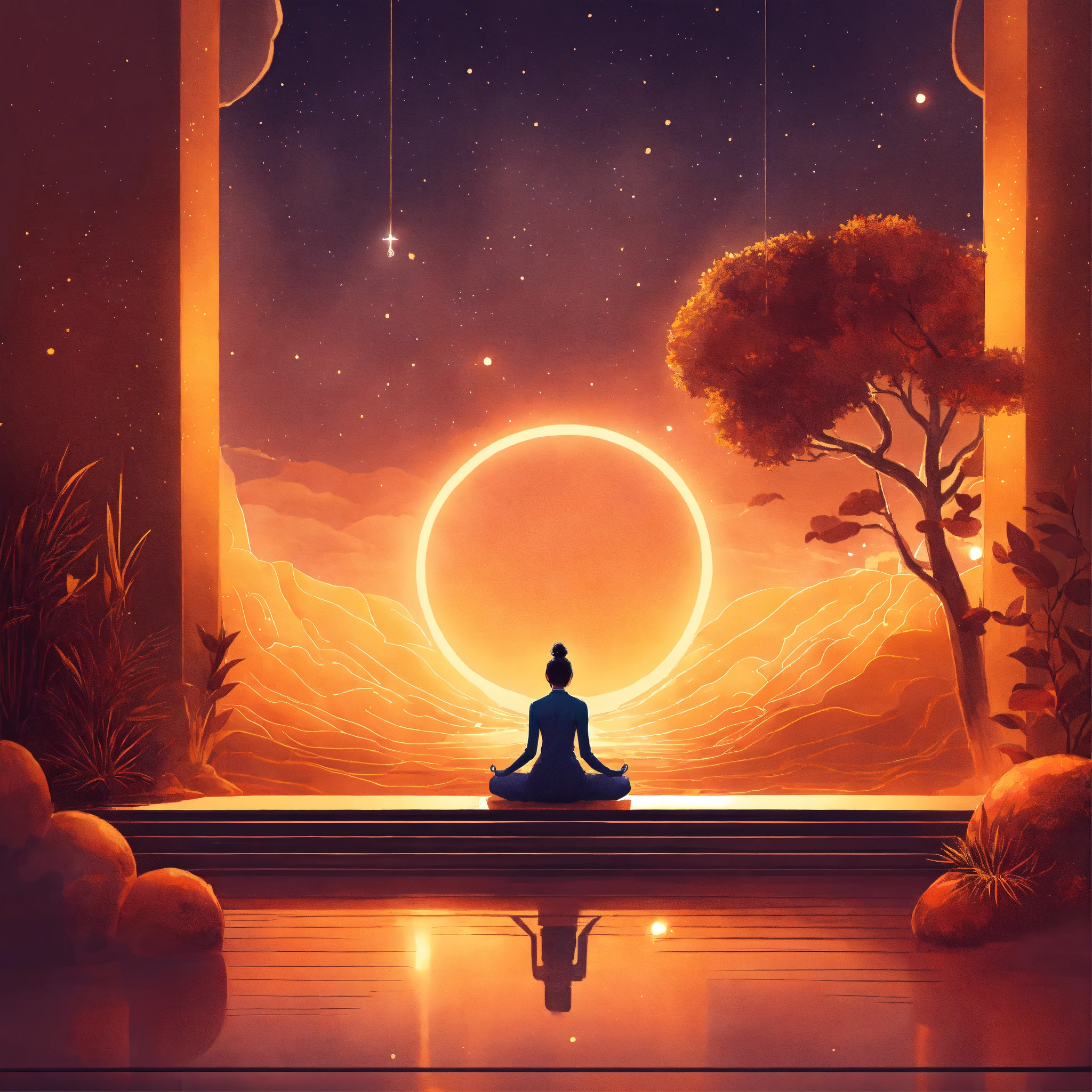 Lexica - Meditation. I am presence. light. illumination. golden light ...