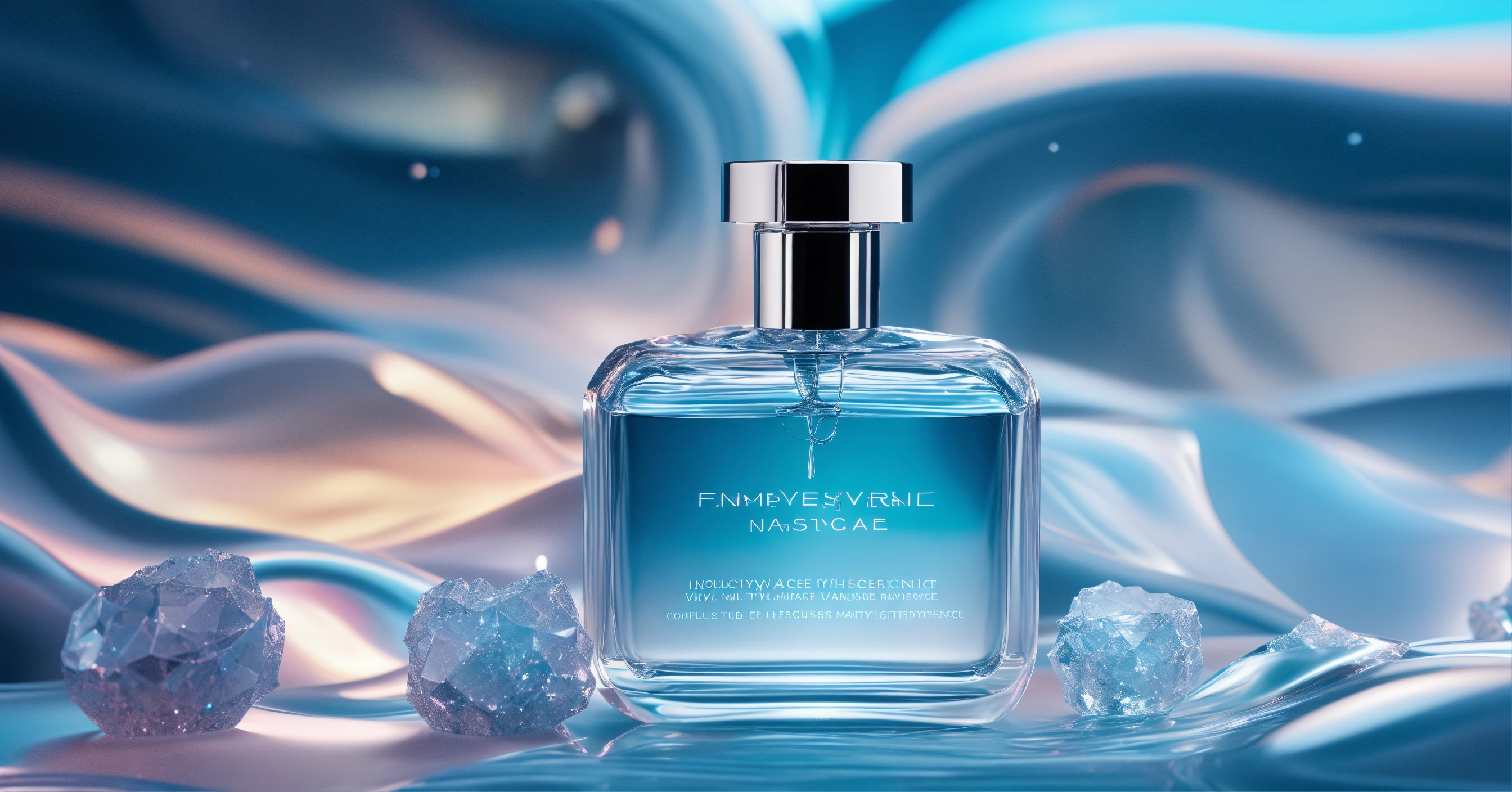 Lexica - Futuristic fragrance, products scene in the style of multiple ...