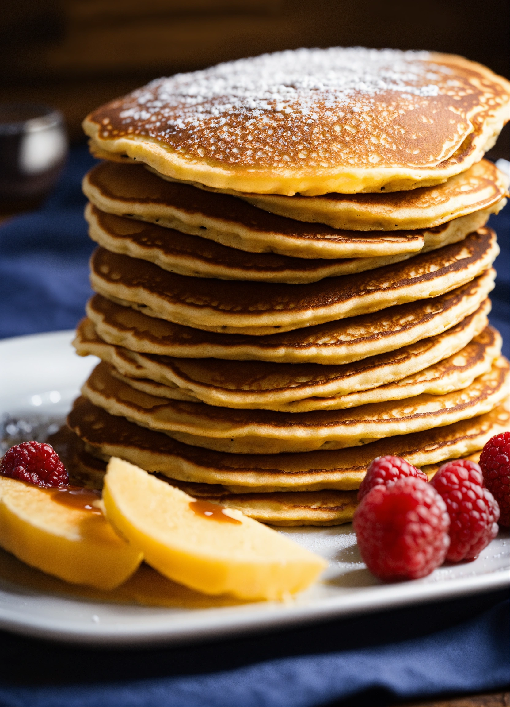 Lexica - A plate with delicious pancakes of the French brand Brioche ...