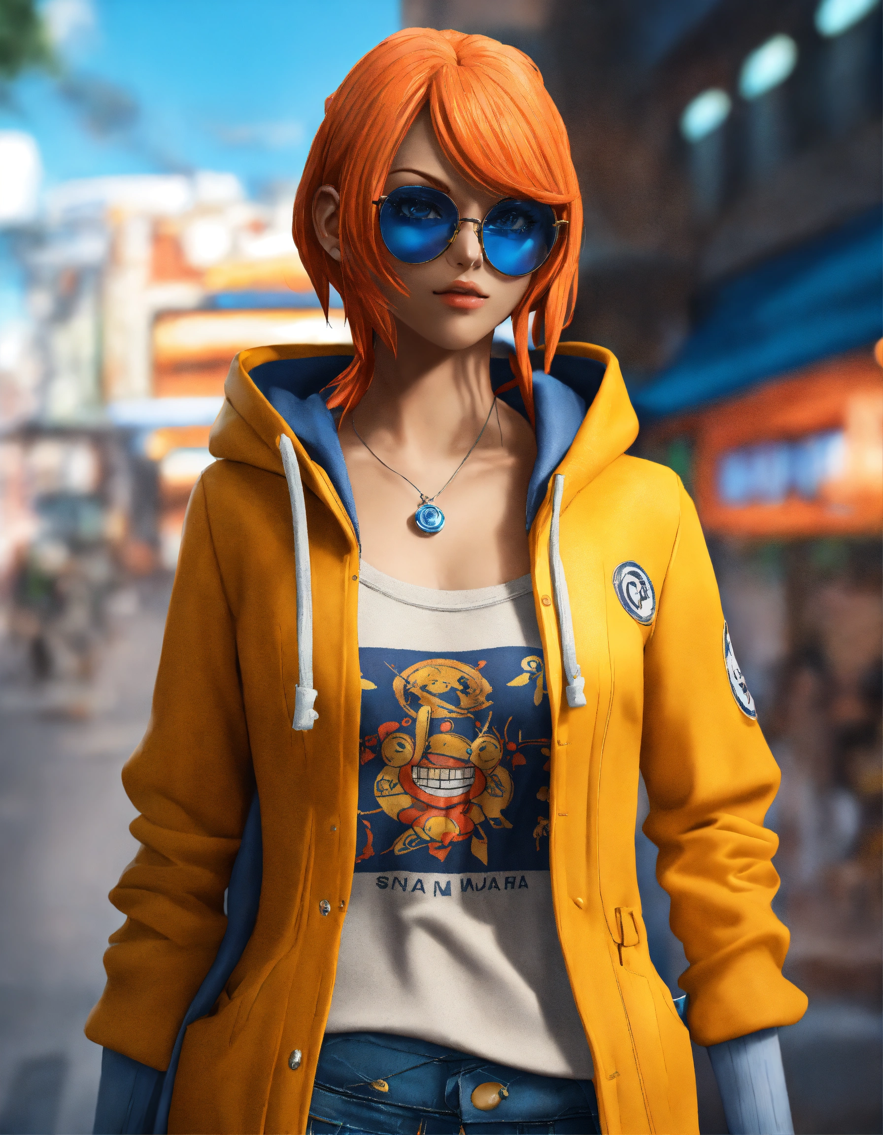 Lexica - Create a modern-day version of Nami from One Piece in the ...