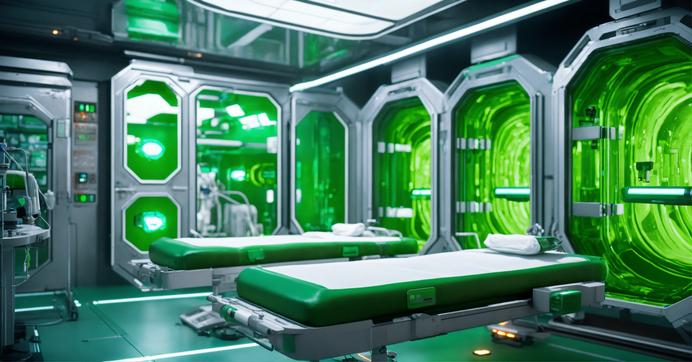 Lexica - A realistic photo of an advanced medical facility, with ...