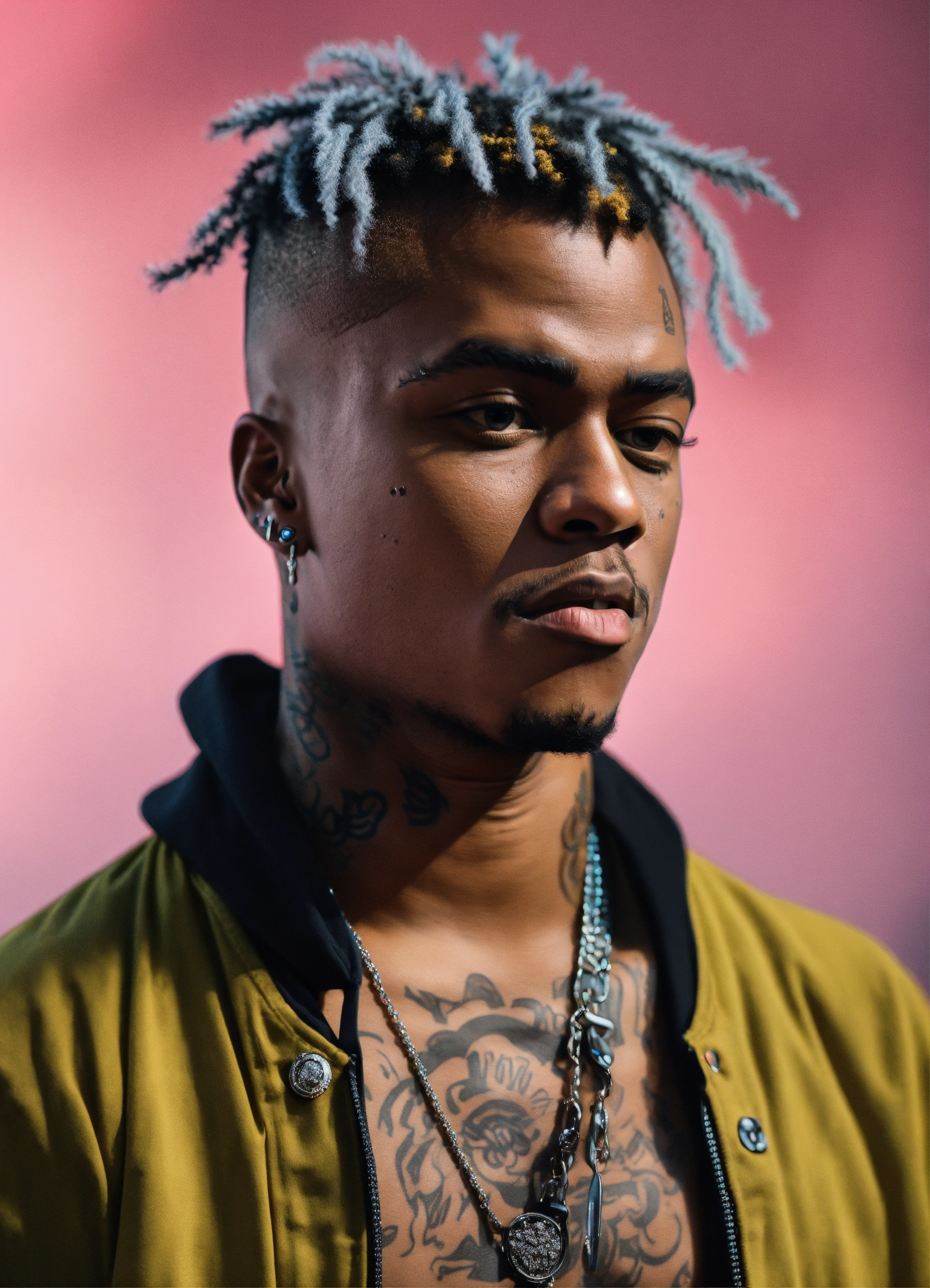 Lexica - XXXTentacion, realistic, looking at camera, 8k