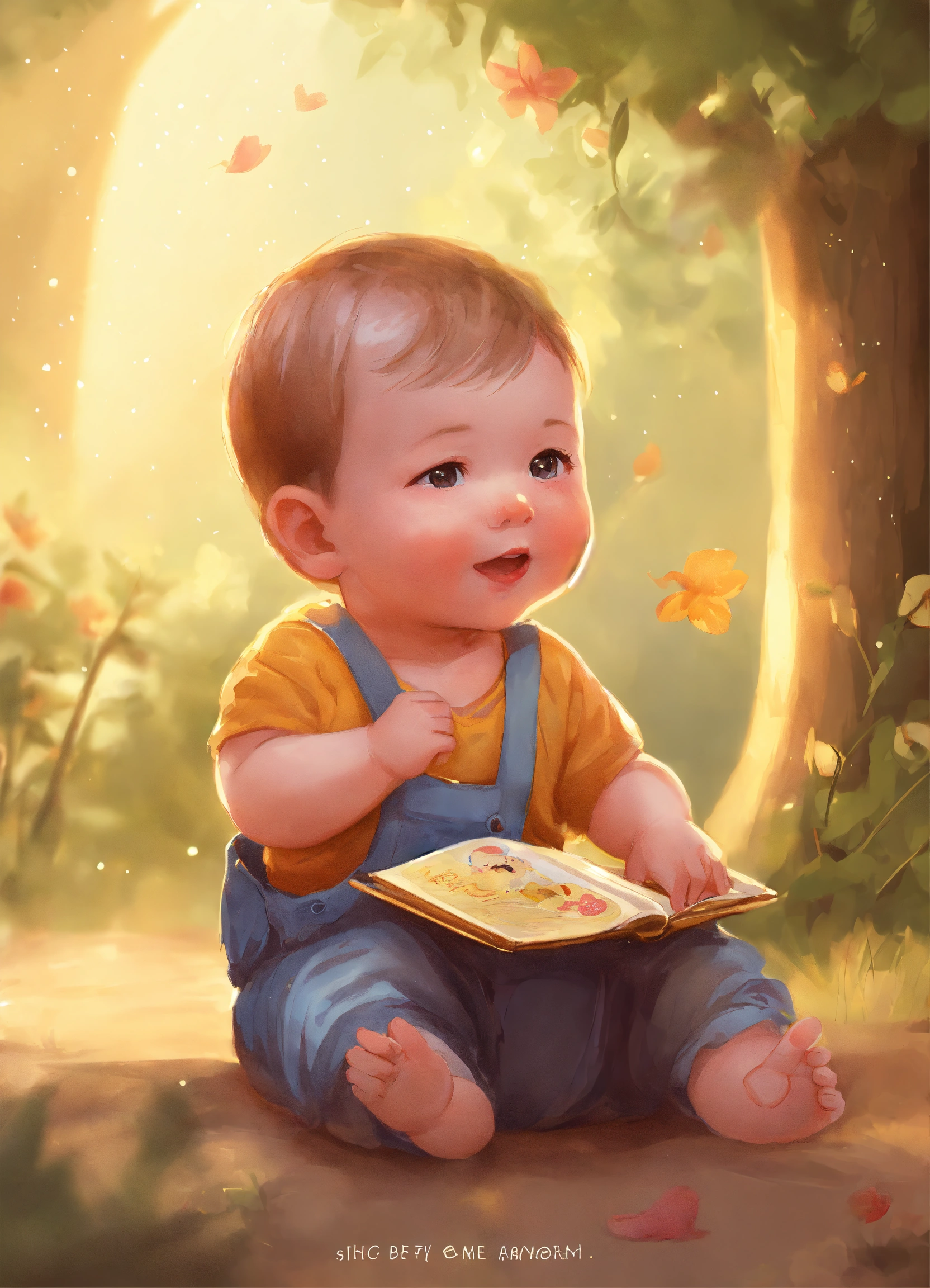 Lexica - Heartwarming baby illustrator digital art.
