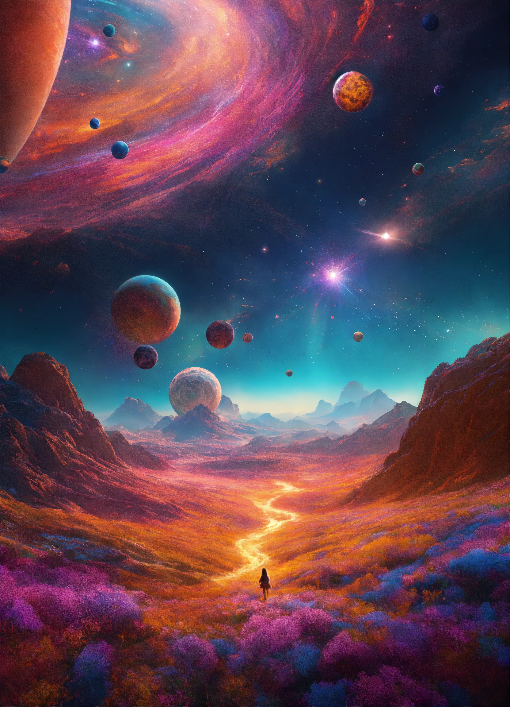 Lexica - Cosmic Reverie Description In the first NFT of "The Multiverse ...