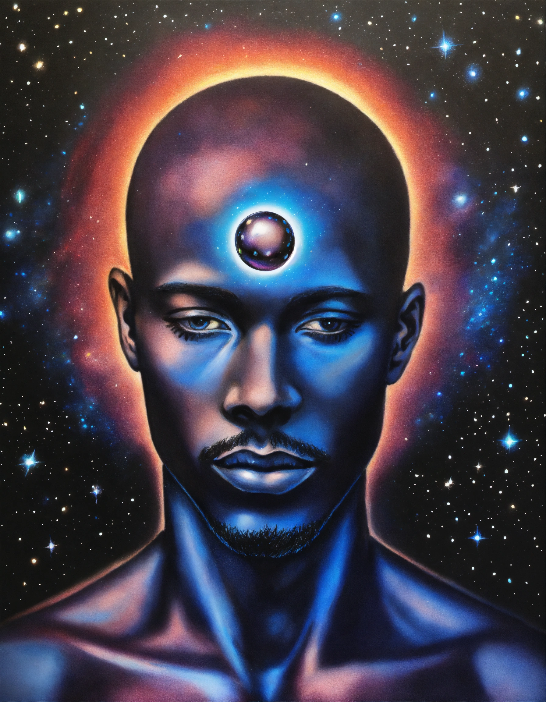 Lexica - Beautifull realistic colored pencil drawing of shadow male ...