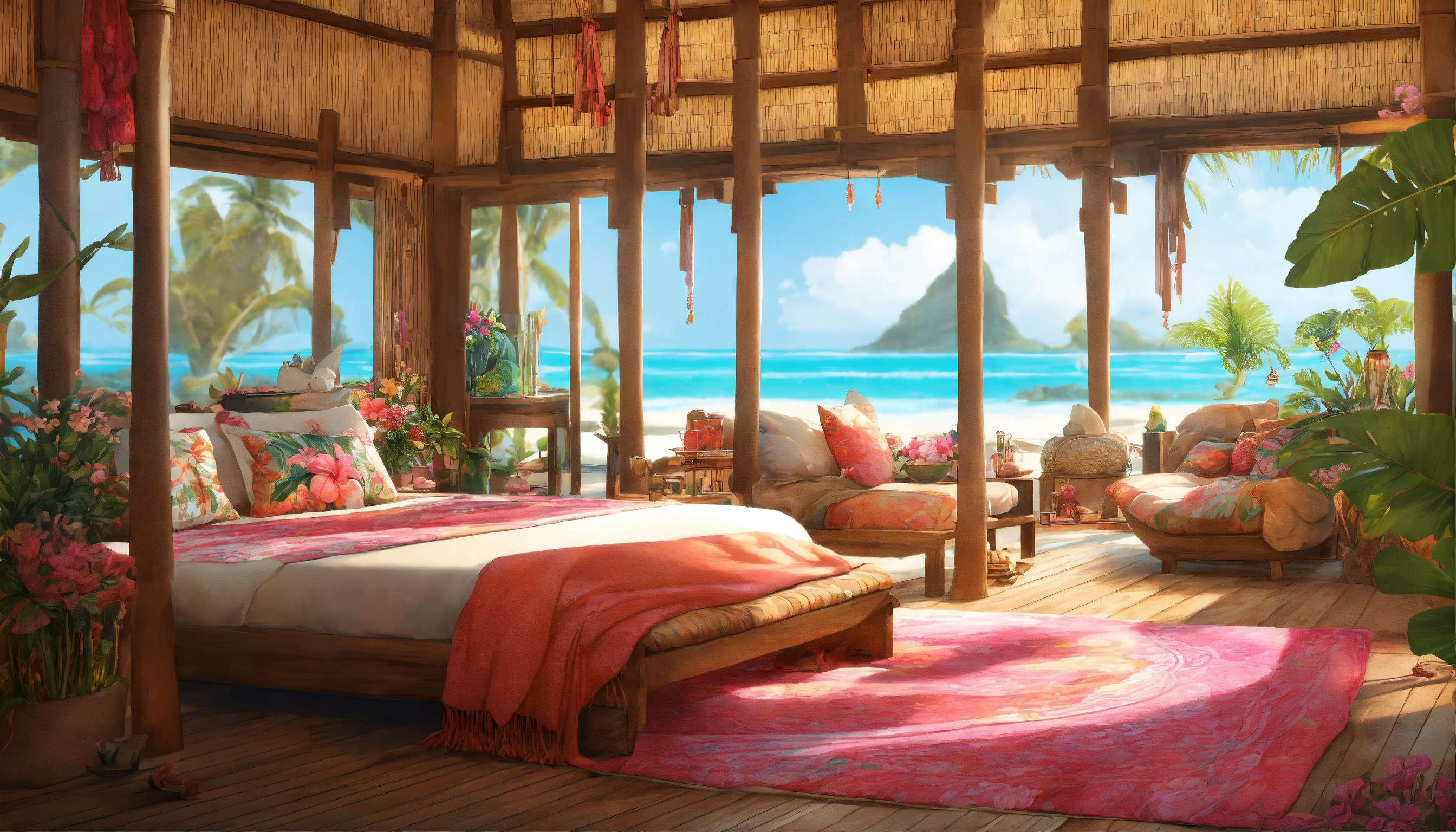 Lexica - Concept art of tropical village house, Polynesian, fantasy ...