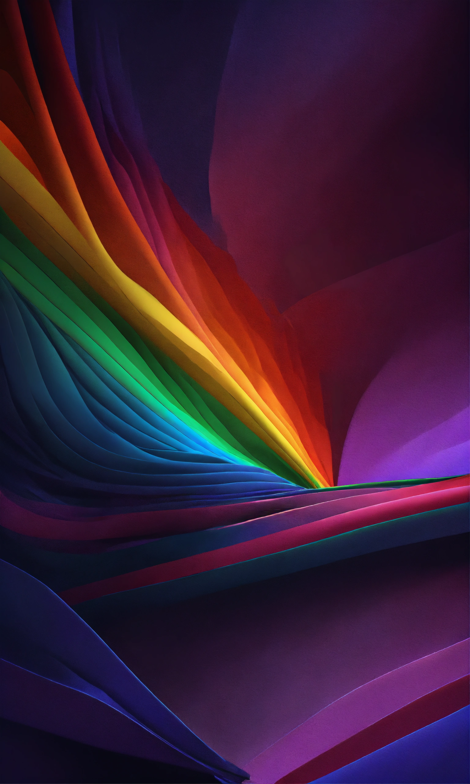 Lexica - Dark, lgbt colors, empty background image, colorful