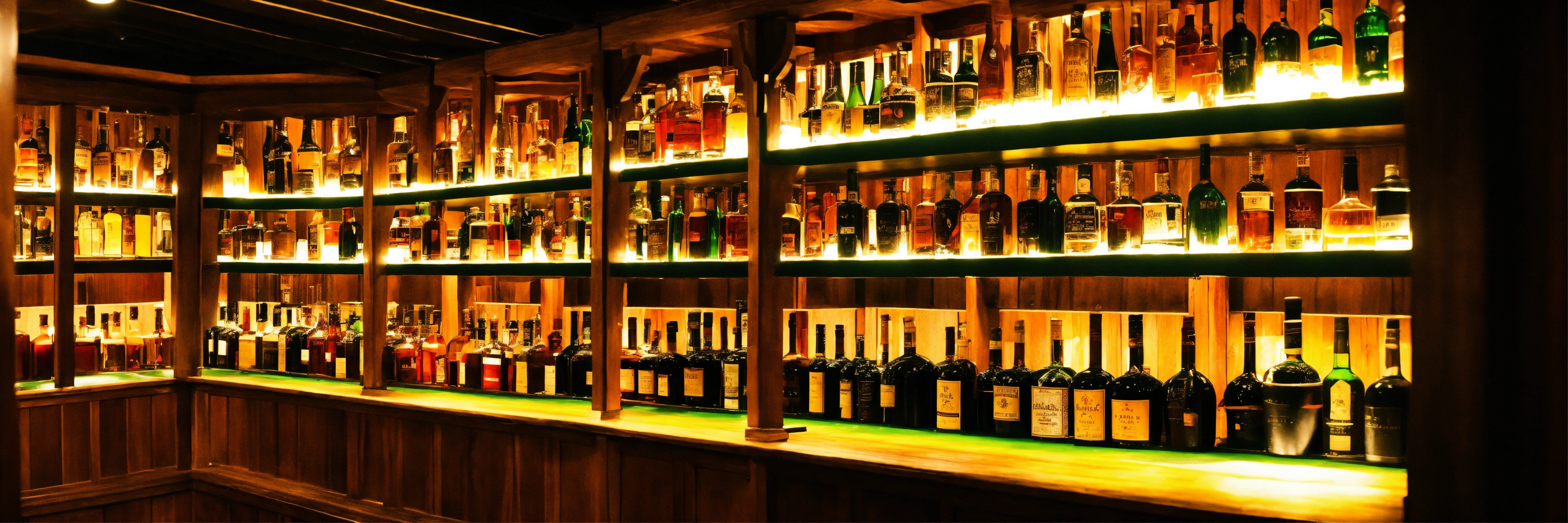 Lexica - Rum cellar bottles