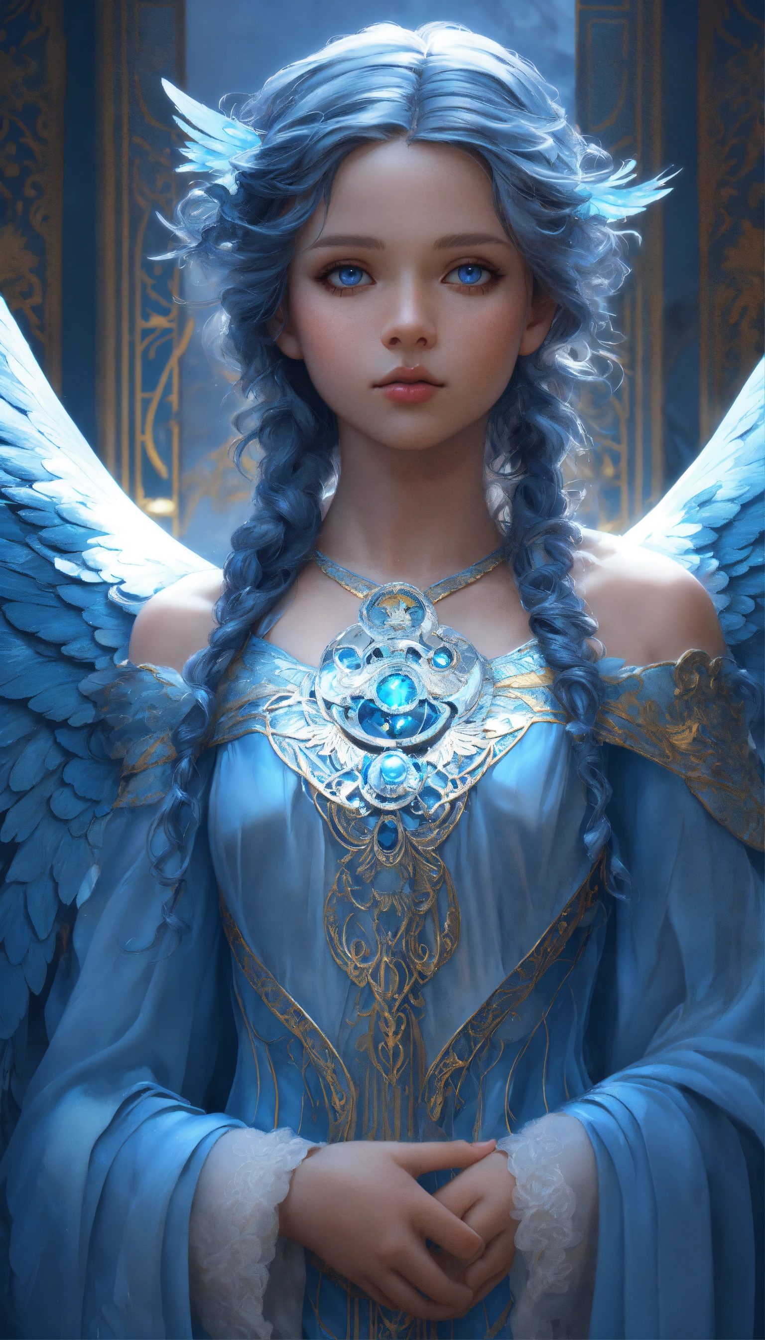 Lexica - Child angel, wings, intricate, headshot, highly detailed ...