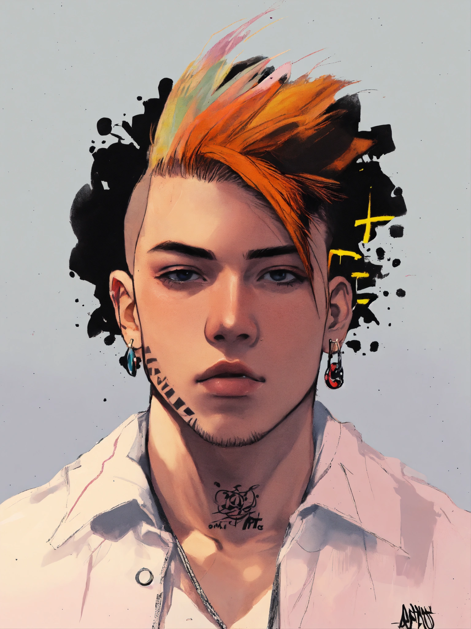 Lexica - Punk, punk aesthetic, profile, man, profile picture, male ...