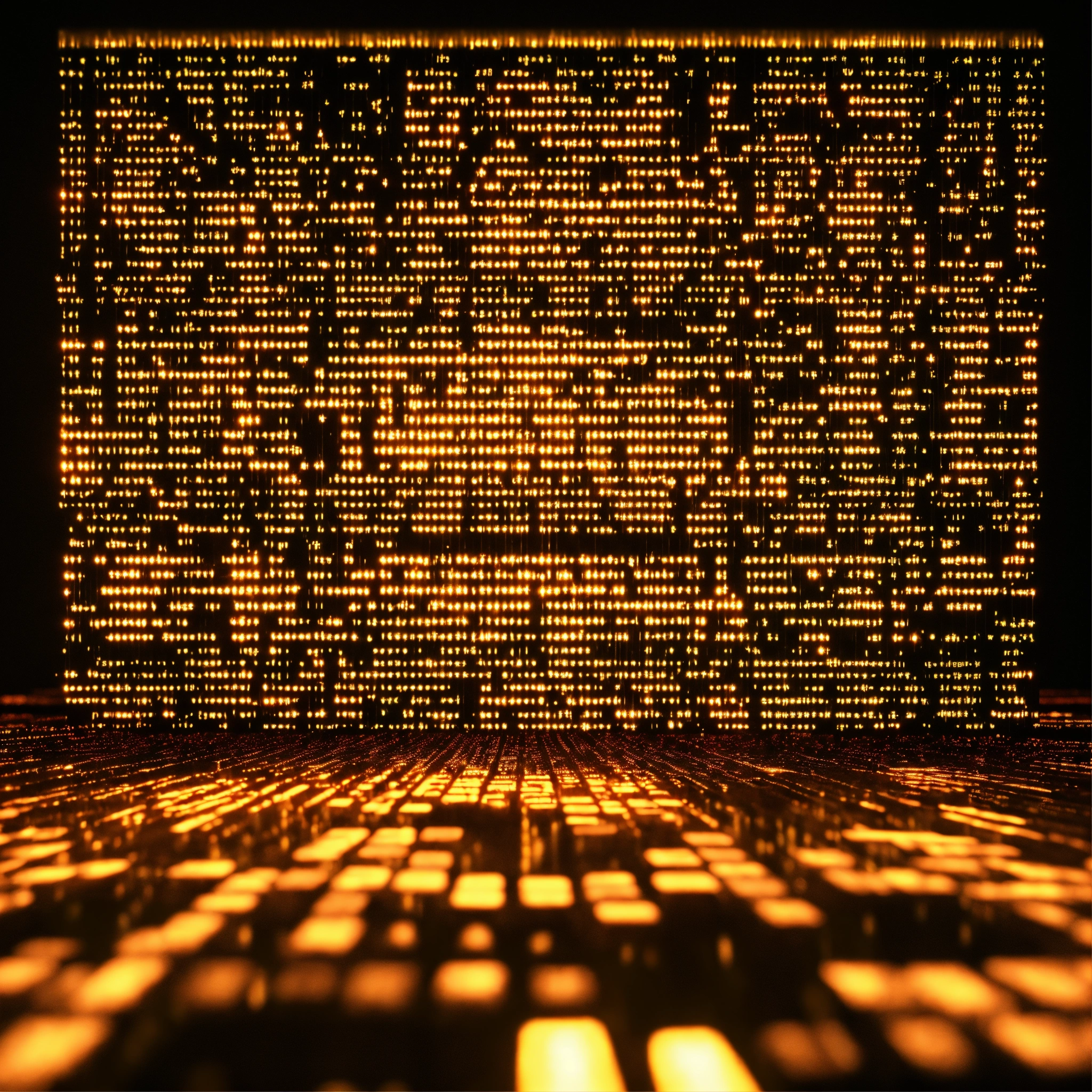 Lexica - Ultra realistic photo of a very high tech 3d software code lit ...