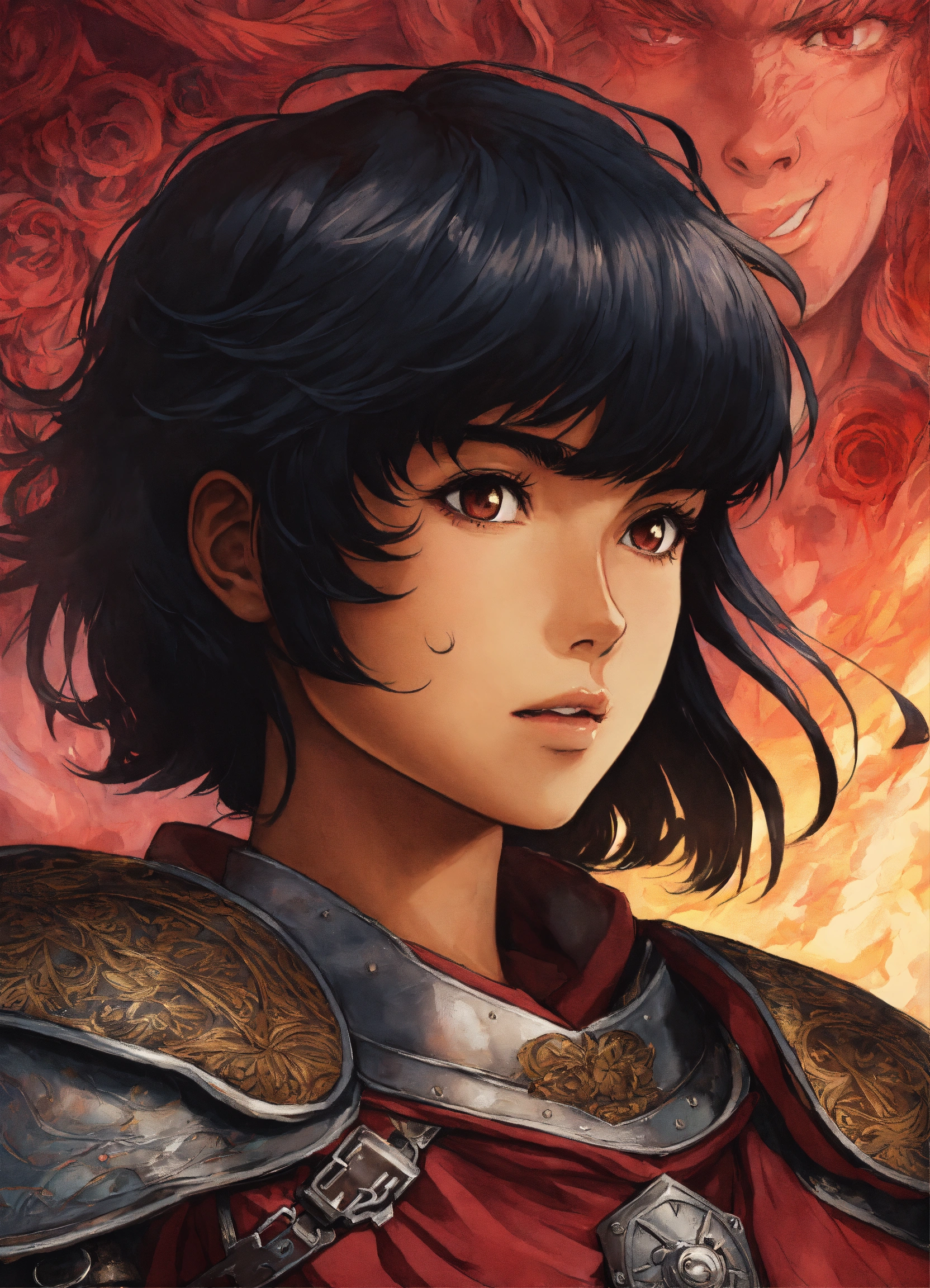Lexica - Anime art of Casca from Berserk, brown skin, 8k, stunning ...