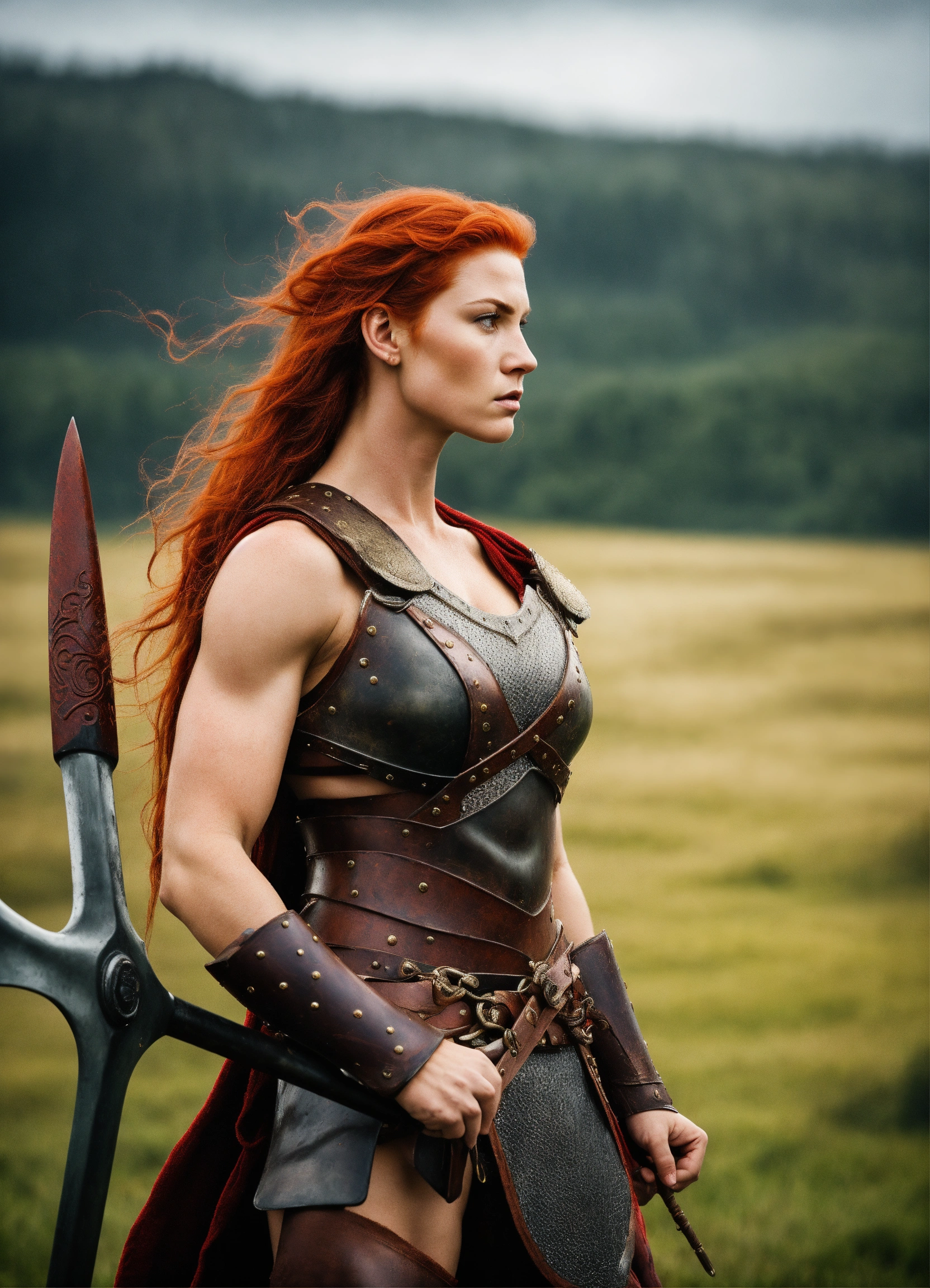 Lexica - Of a strong, muscular, tall, stunning female viking warrior ...