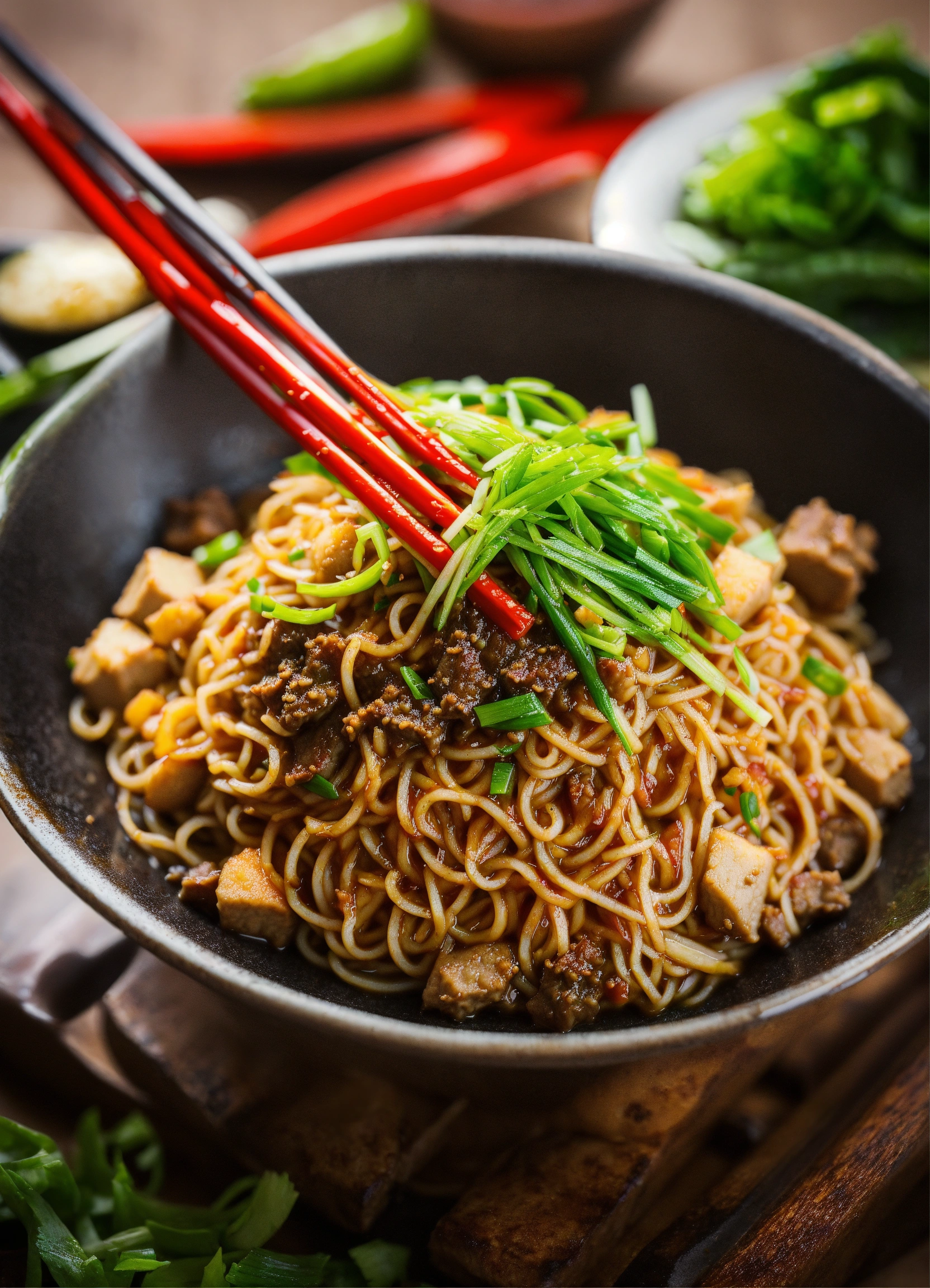 Lexica - Chinese Shandong cuisine dish, Zhajiang Noodles. It uses ...