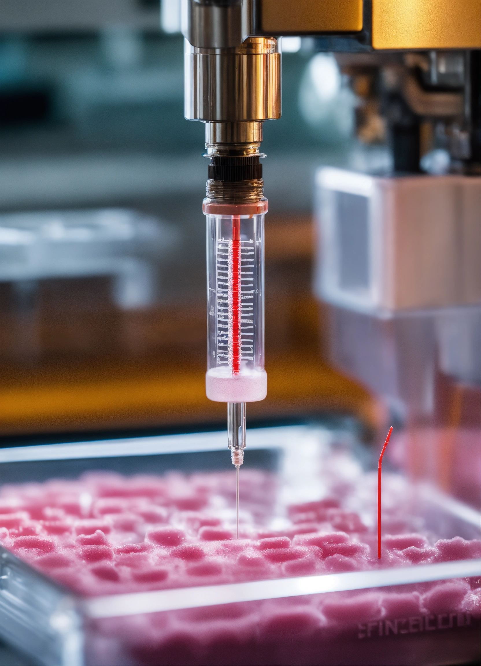 Lexica - 3d bioprinting of single fine channles in white mass with ...