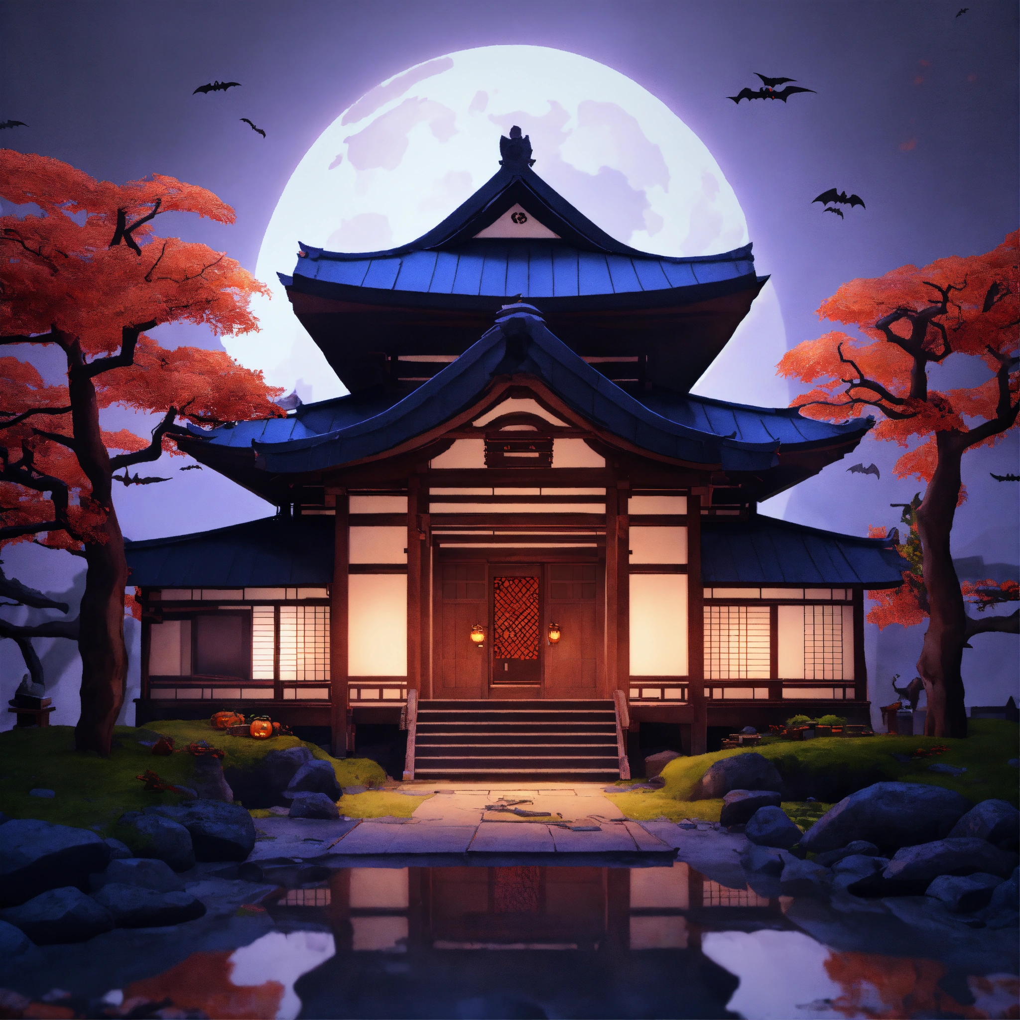 Lexica - Dark and mysterious, scary, gloomy Japanese mystery temple ...