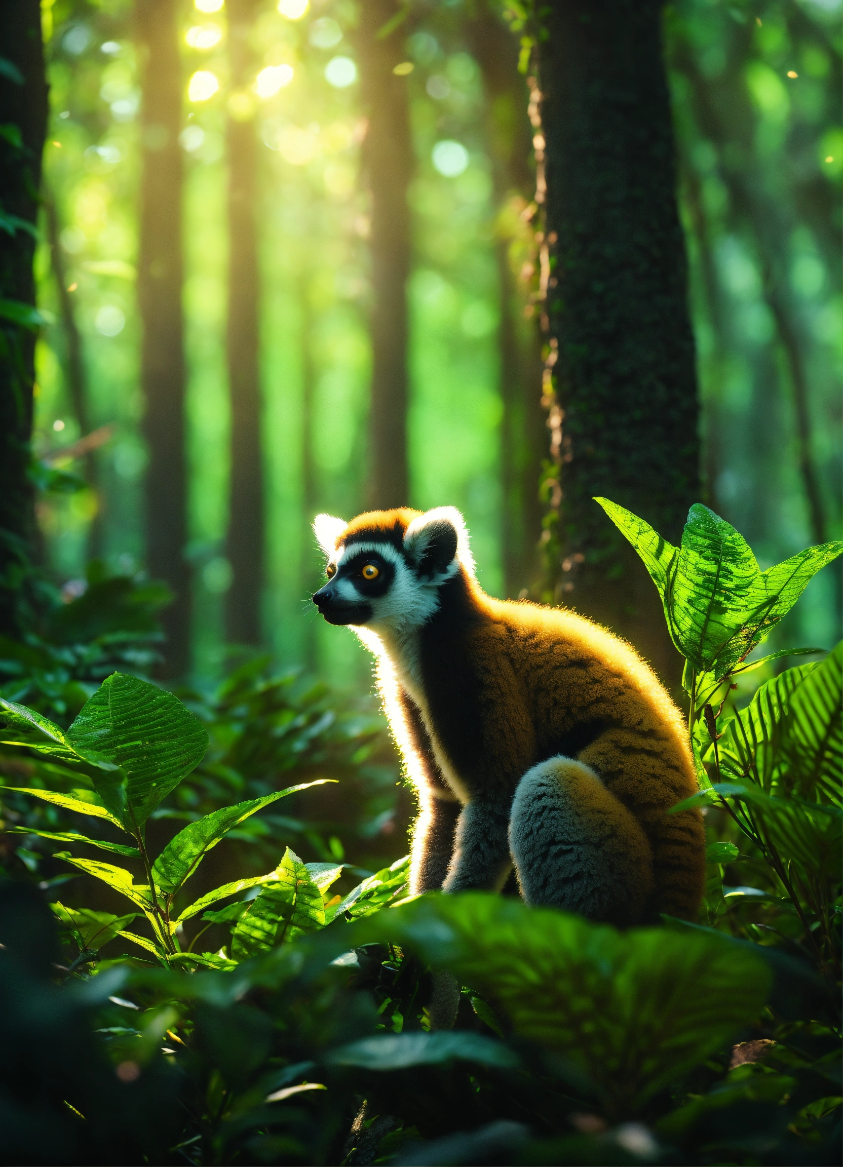 Lexica - Luminous Lemurflora A fusion of lemur and lush plant life, its ...