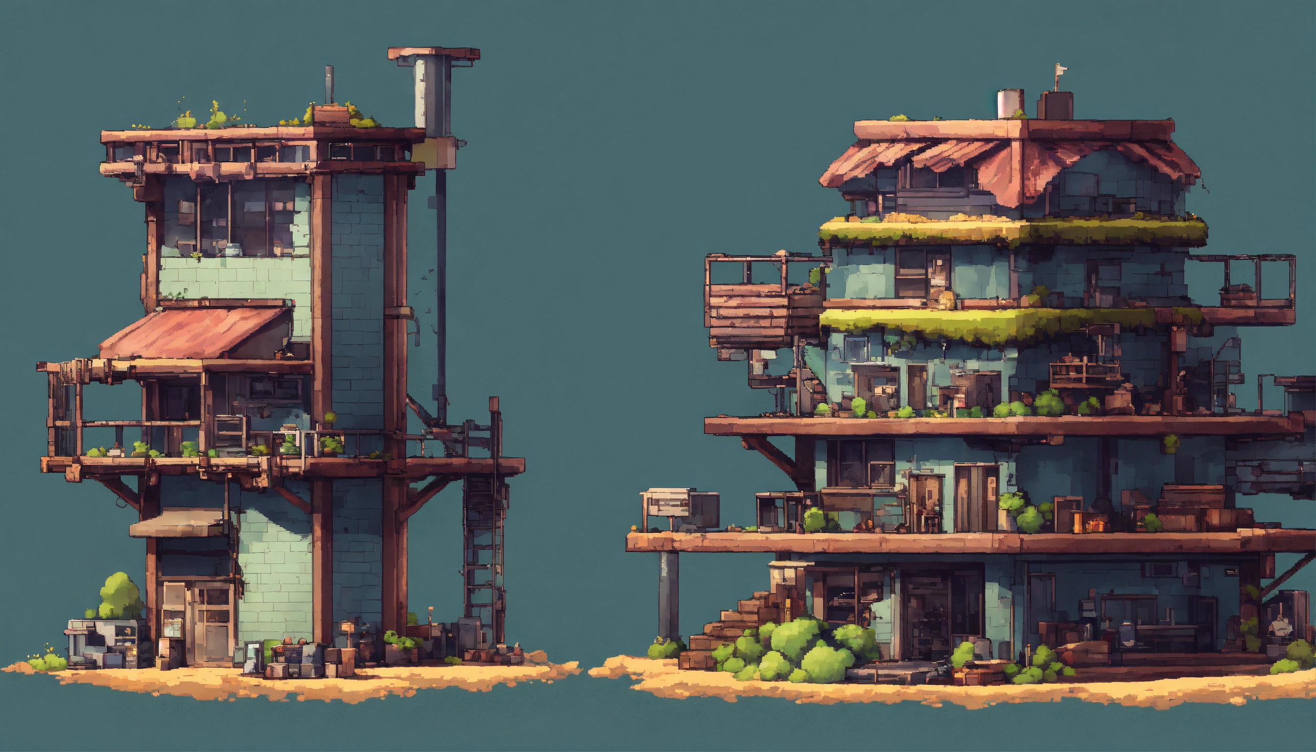 Lexica - Simple clean pixel perfect 2d isometric concept sprites of an ...