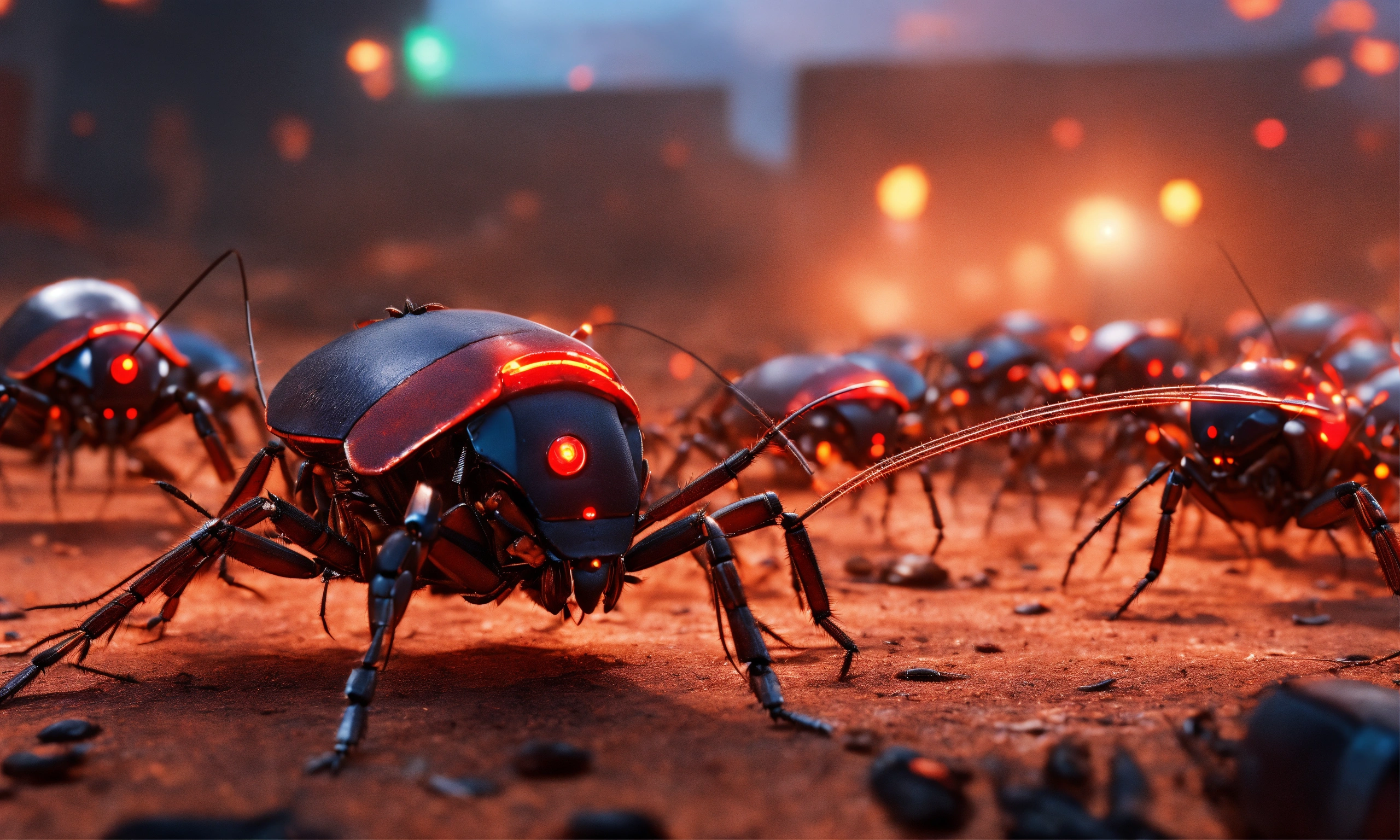 Lexica - Robotic cockroach invasion in a wasteland, multitudes ...