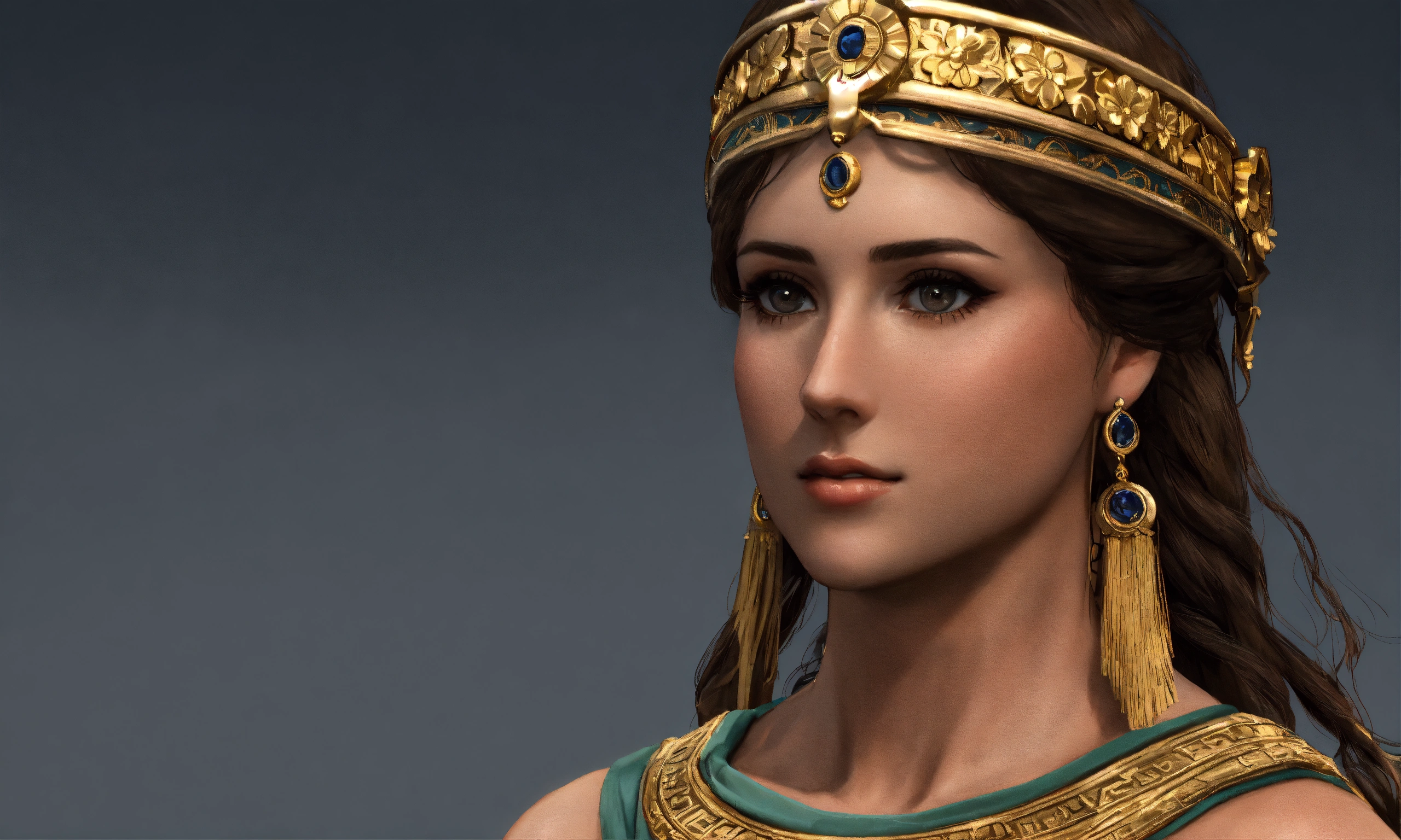 Lexica - Beautiful woman, ancient greek, attractive woman, side view ...