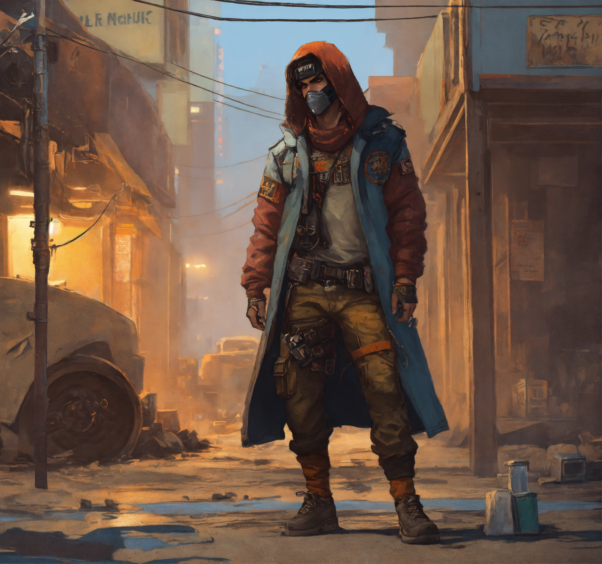 Lexica - Drifter delinquent wearing ratty clothing, Apocalyptic ...