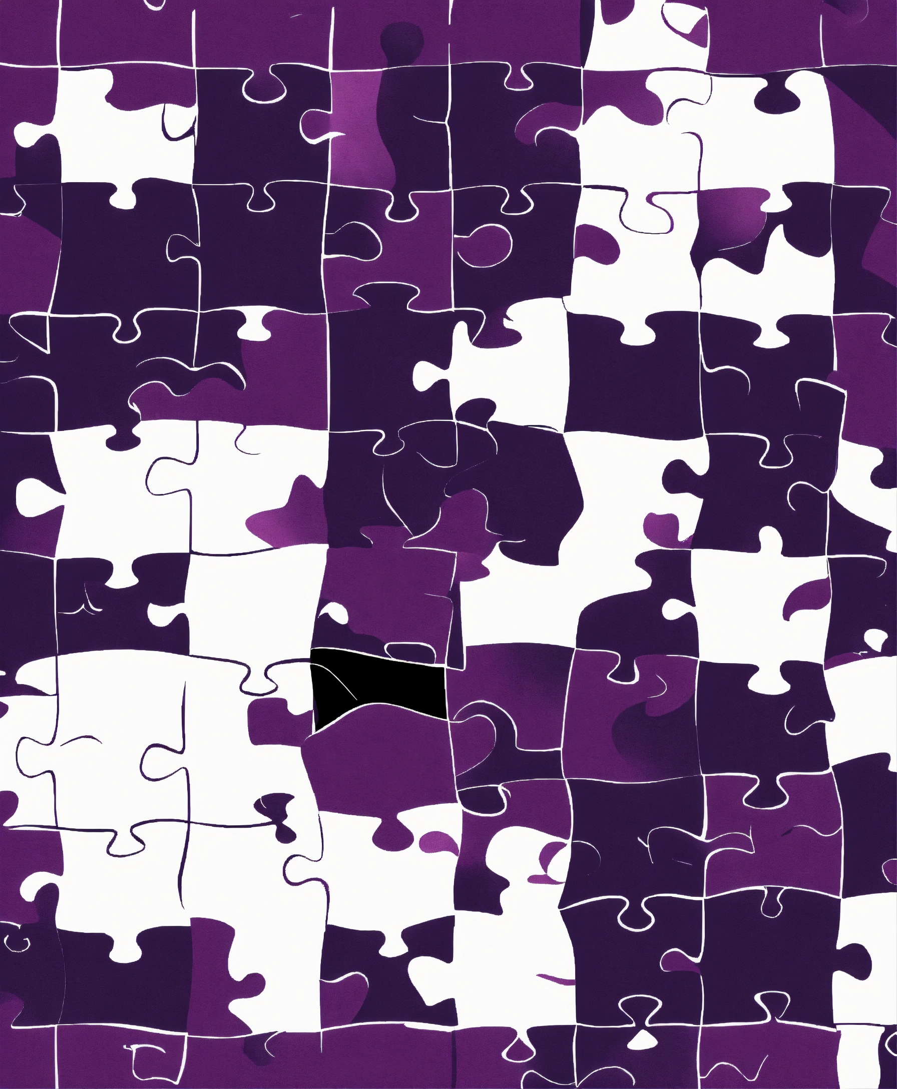 Lexica - Illustration minimalist of a piece of a puzzle, simple ...